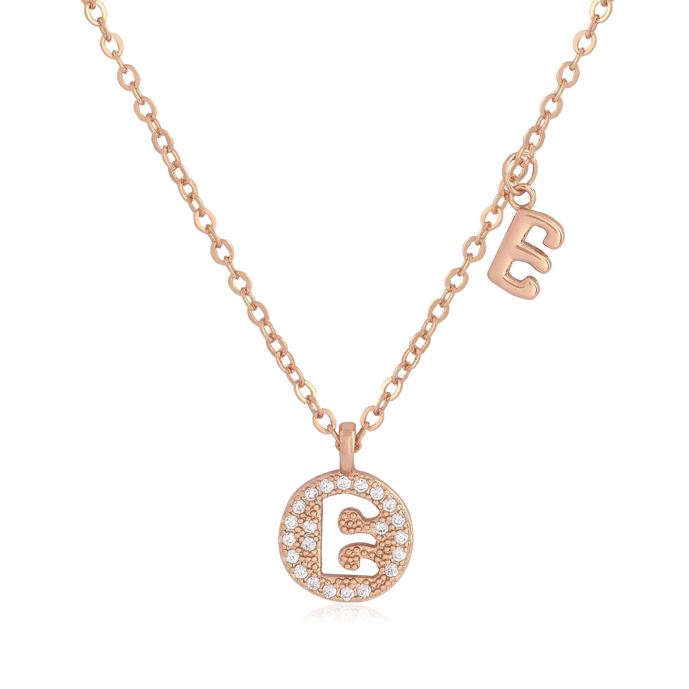 Letter E Initial Pendant (3186873) | Sparkle