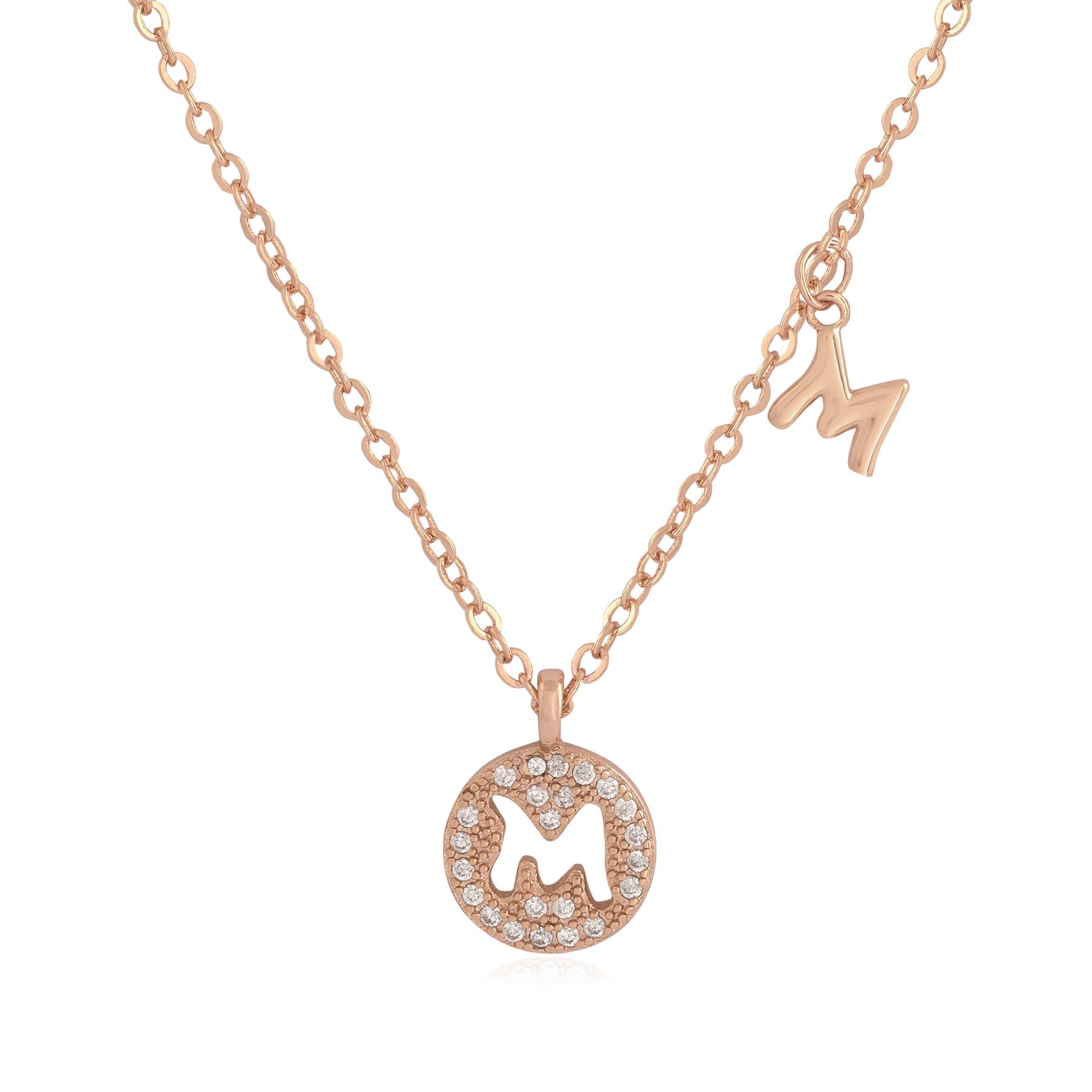 Letter M Initial Pendant (3186886) | Sparkle