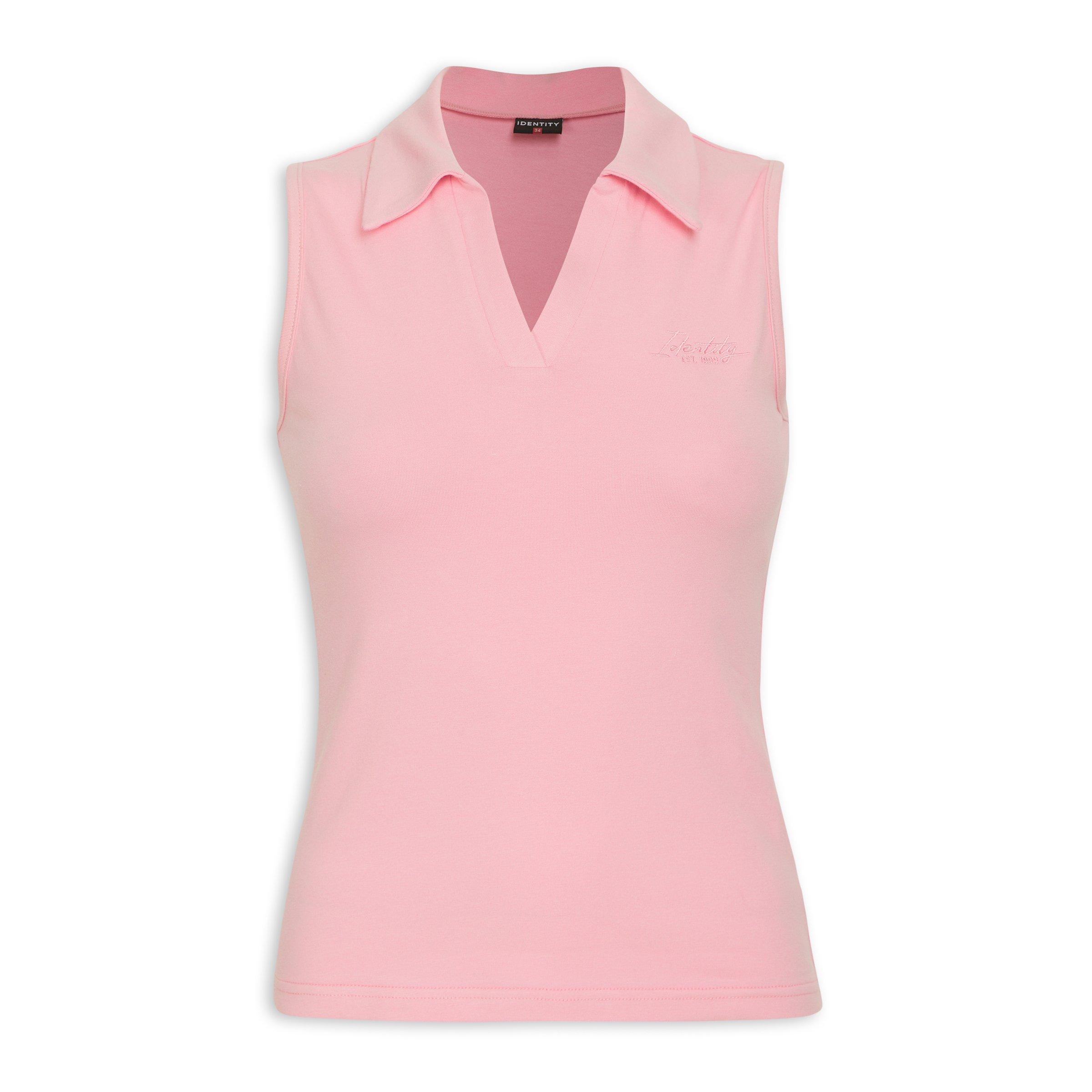Pink Fitted Top (3186910) | Identity