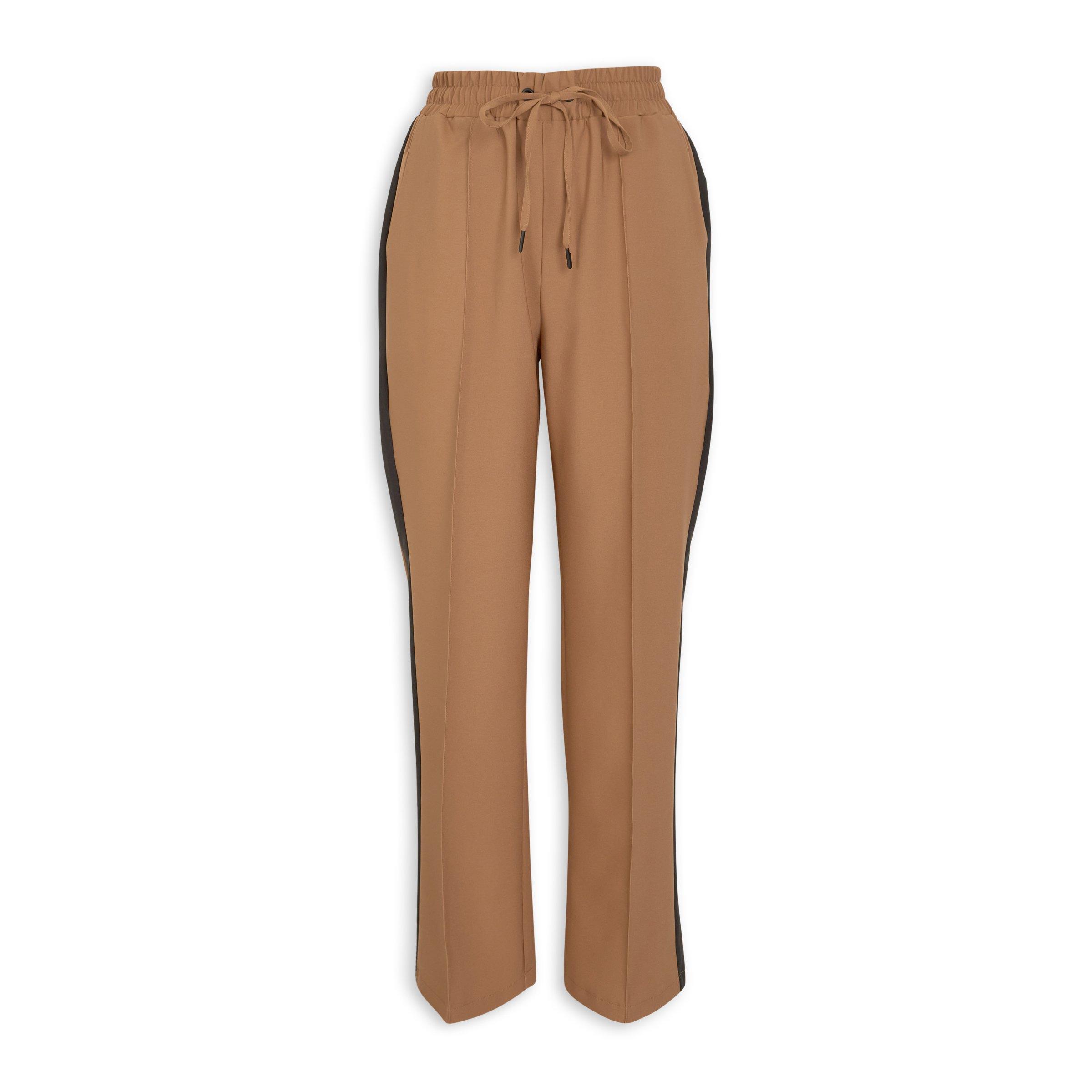 Tan Side Stripe Pants (3186925) | Inwear