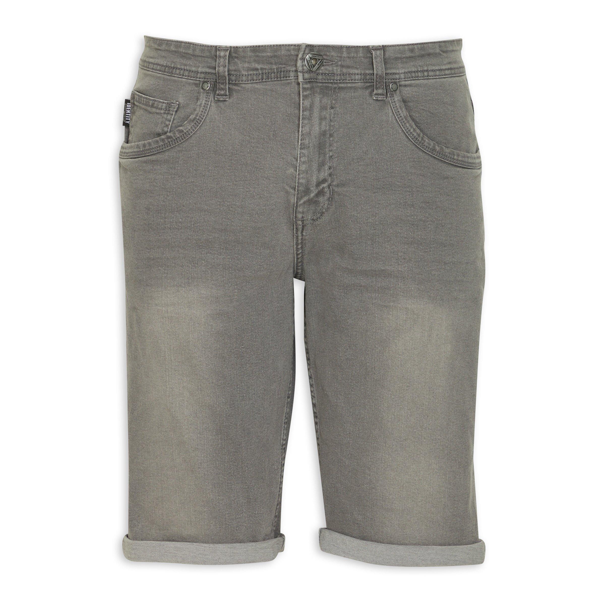 Grey Denim Shorts (3186931) | Identity