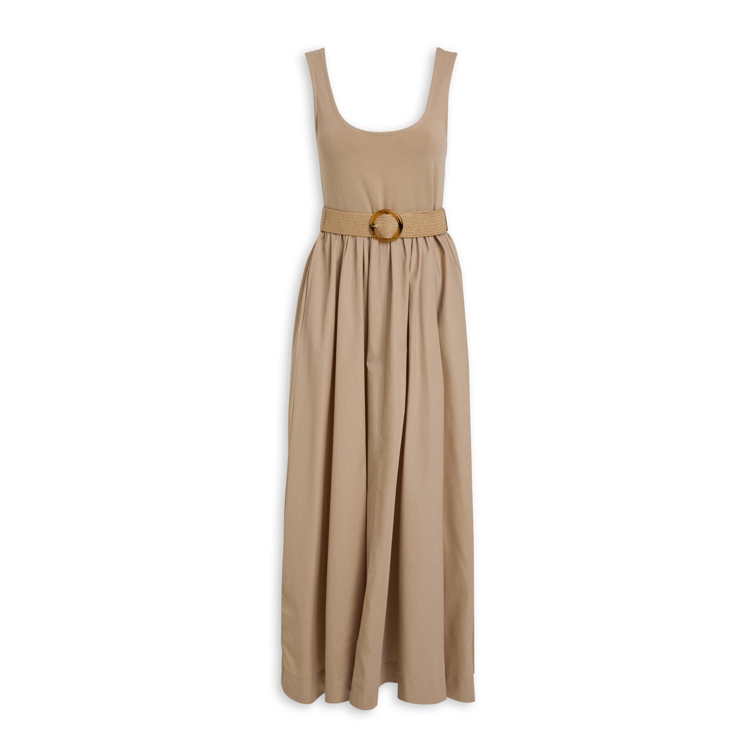 Beige Fit and Flare Dress (3186957) | Truworths