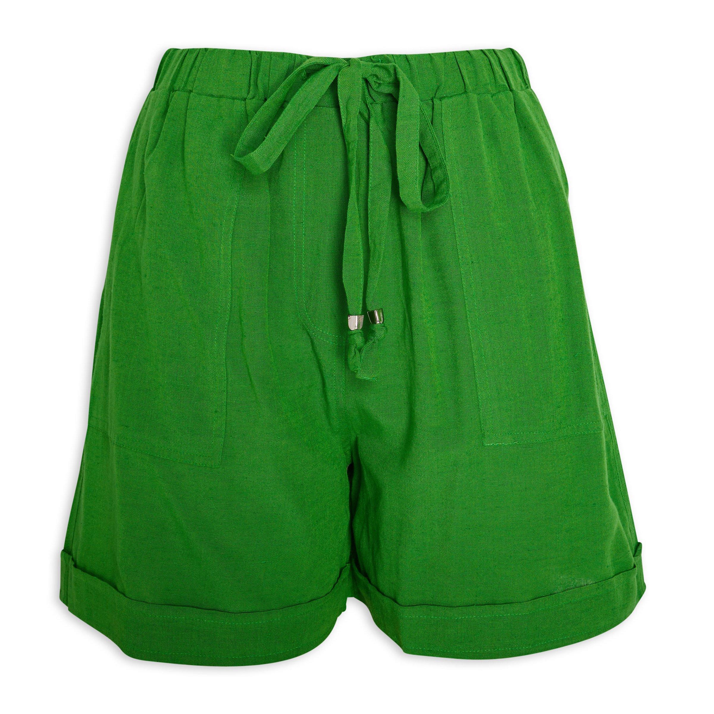 Green Shorts with Drawstrings (3187393) | TRS