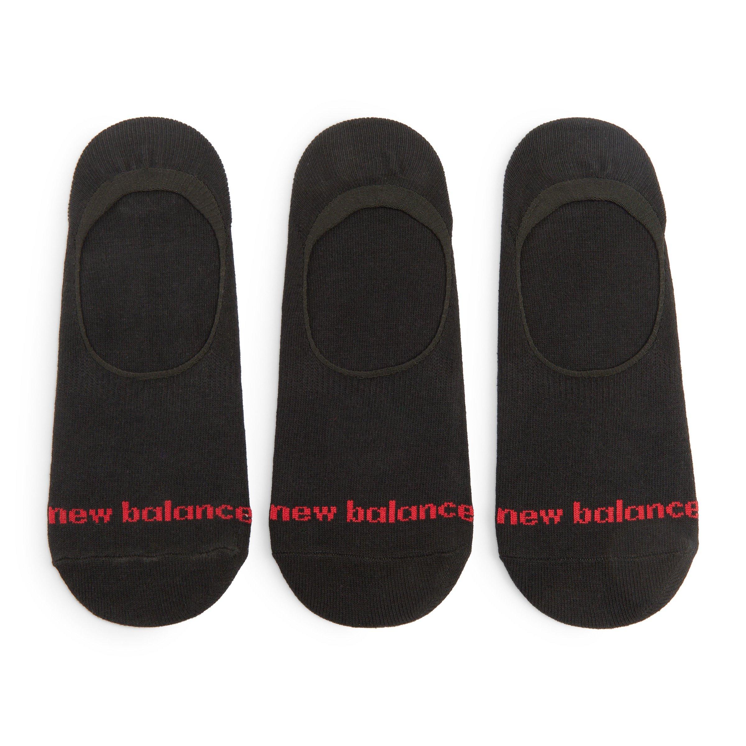 Black Everyday Liner 3 Pairs Socks (3187727) | New Balance