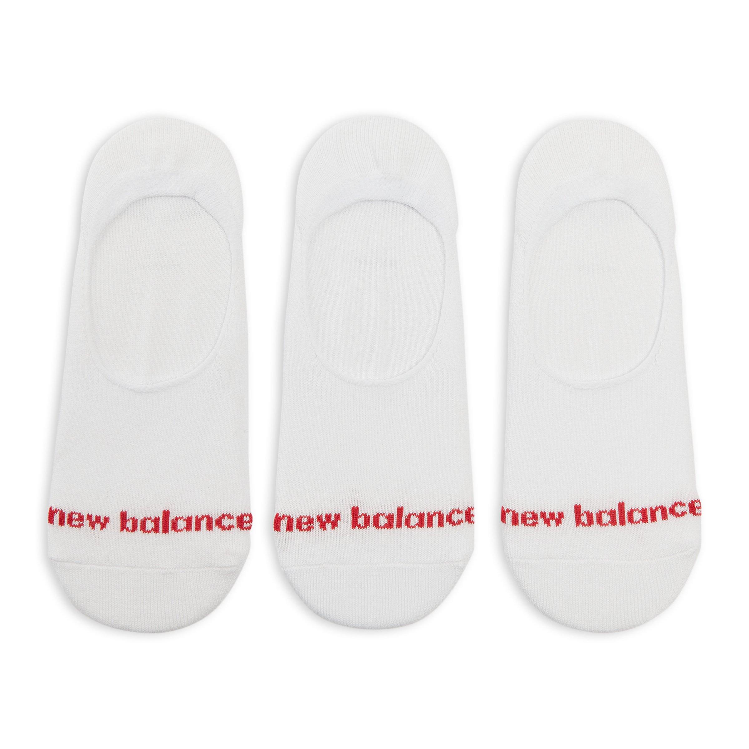 White Everyday Liner 3 Pairs Socks (3187729) | New Balance