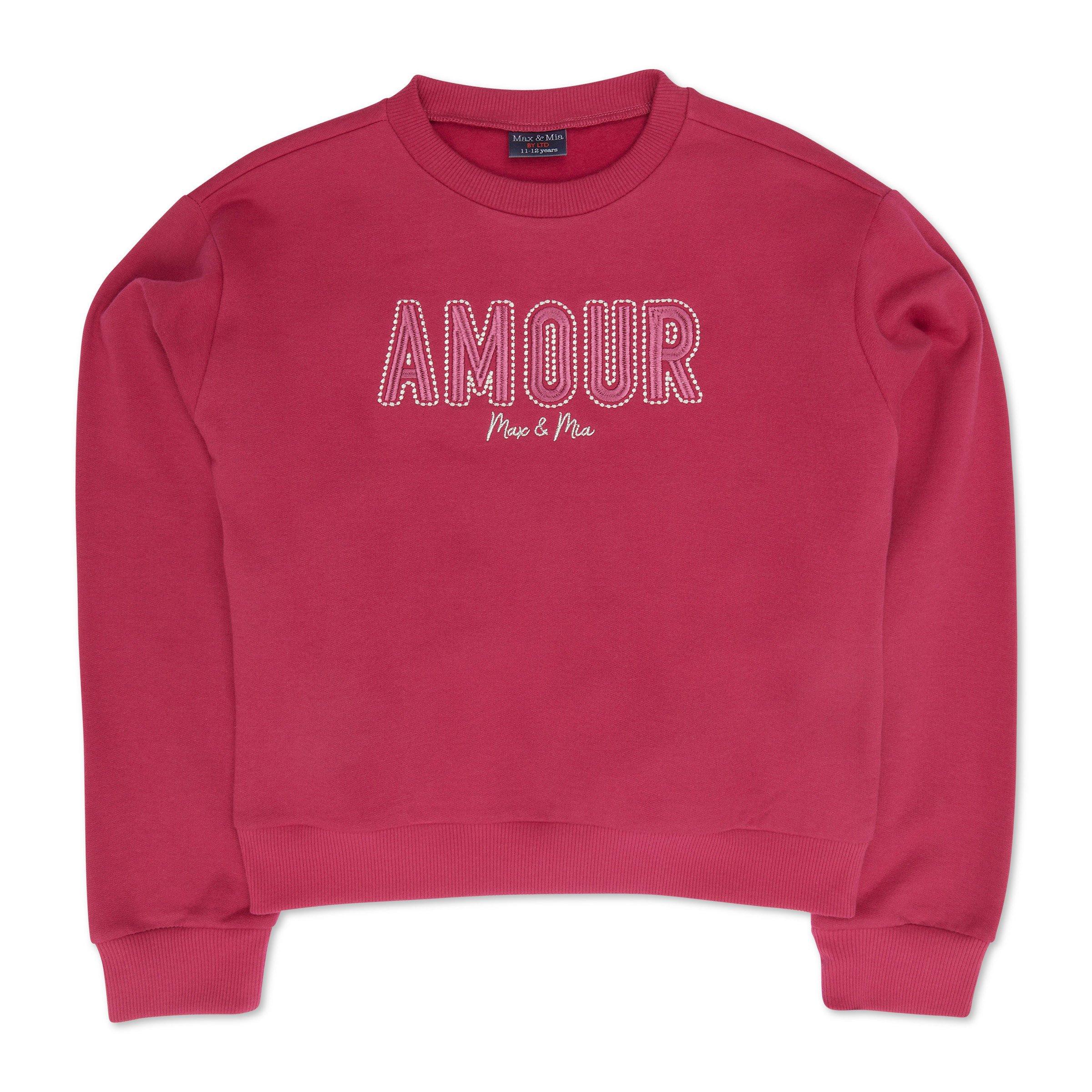 Girls Pink Sweat Top (3187814) | Max & Mia