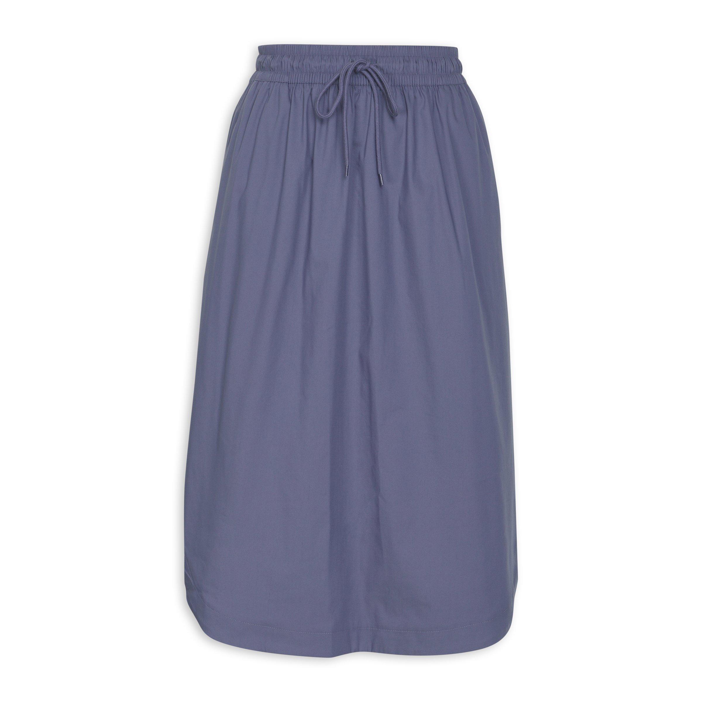 Blue Twill Midi Skirt (3187990) | New Balance