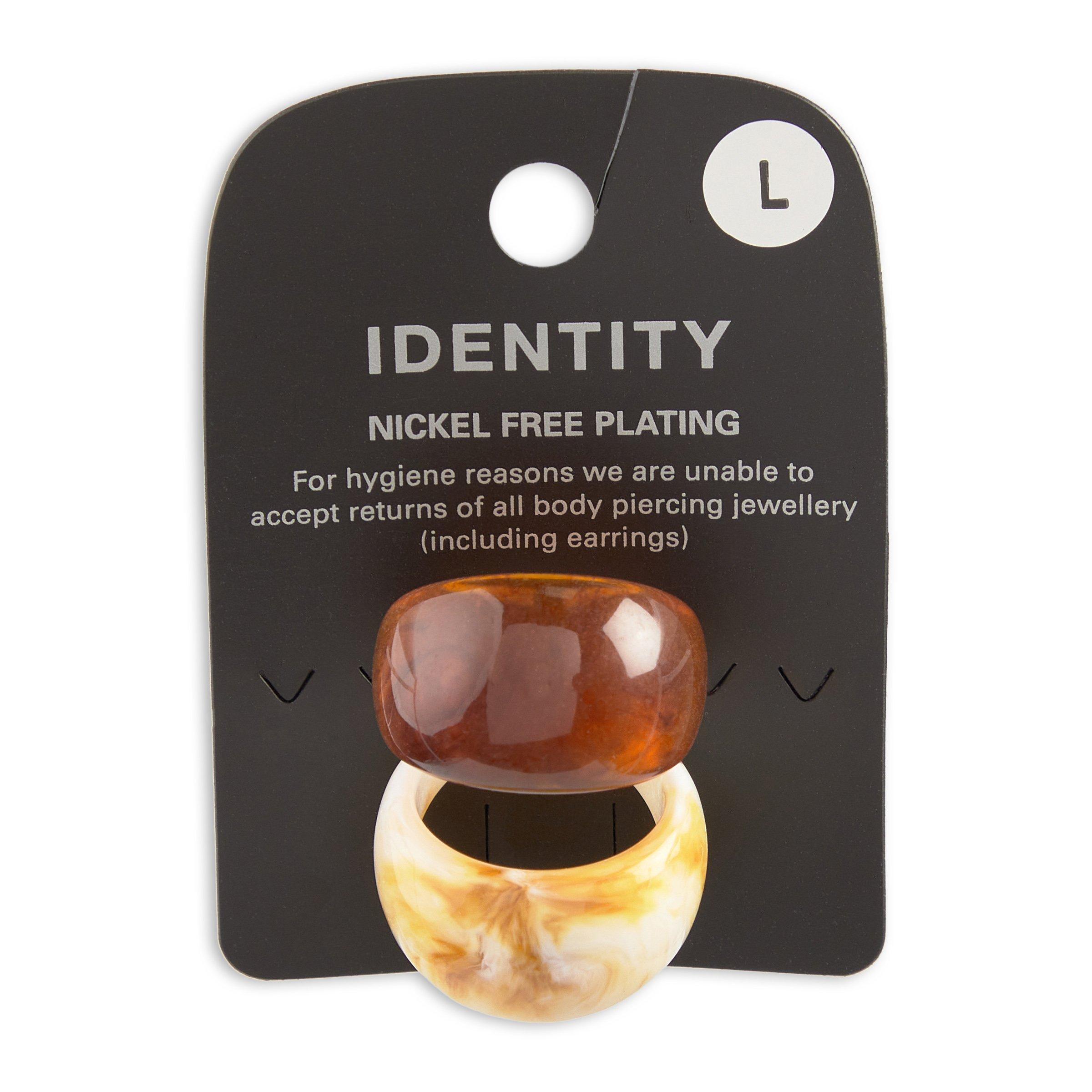 2-pack Lucite Rings (3188092) | Identity