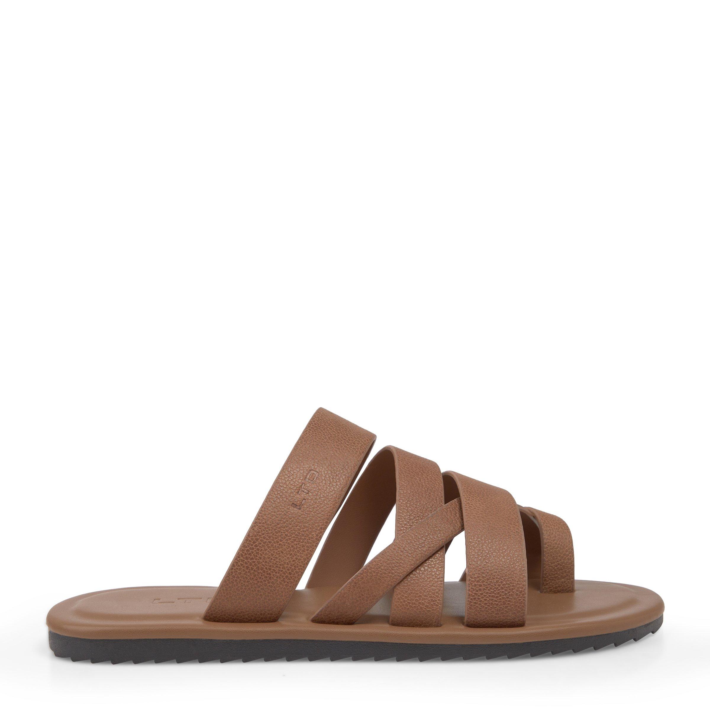 Brown Strap Sandals (3188374) | LTD Man