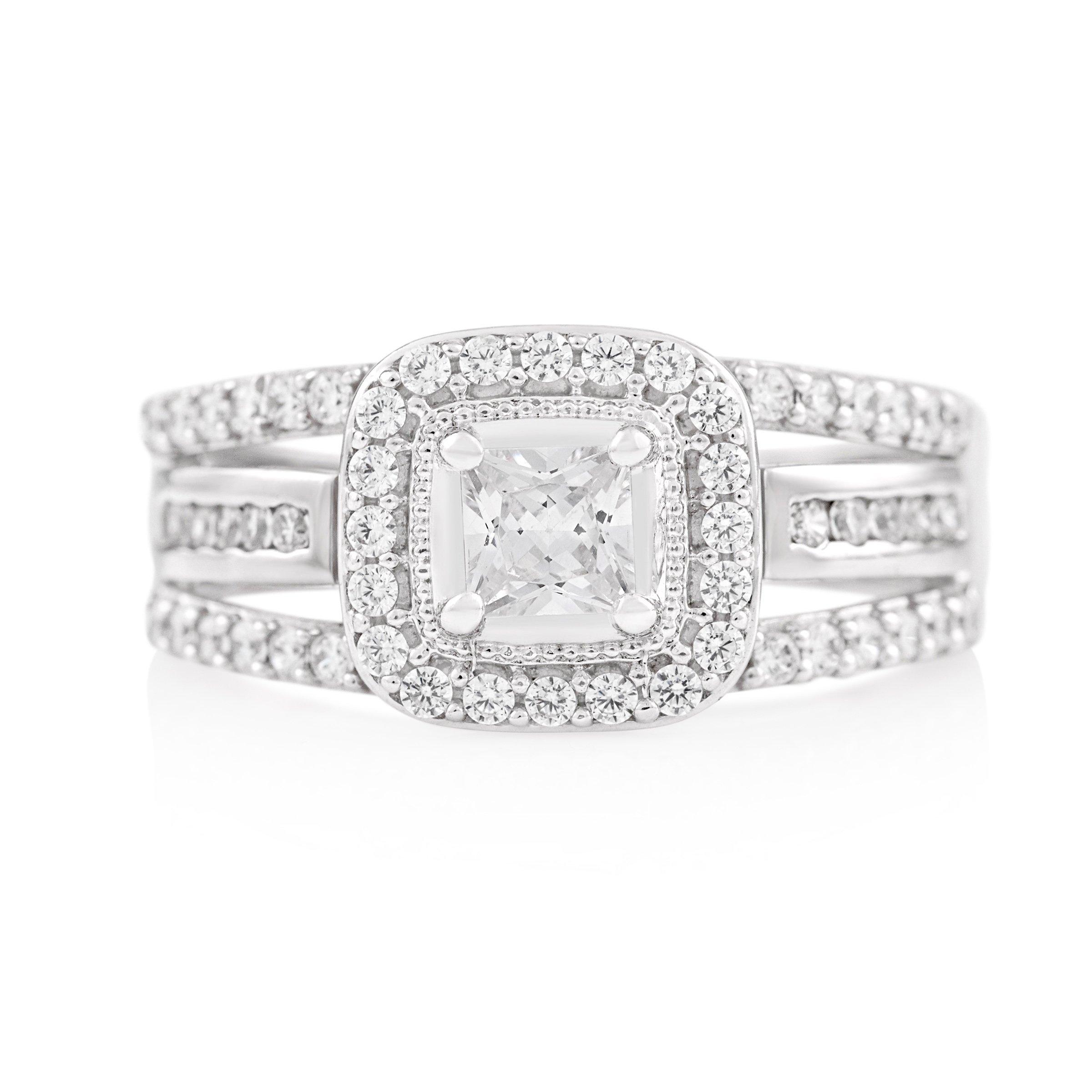 Sterling Silver Square Ring (3188443) | Sterling Silver