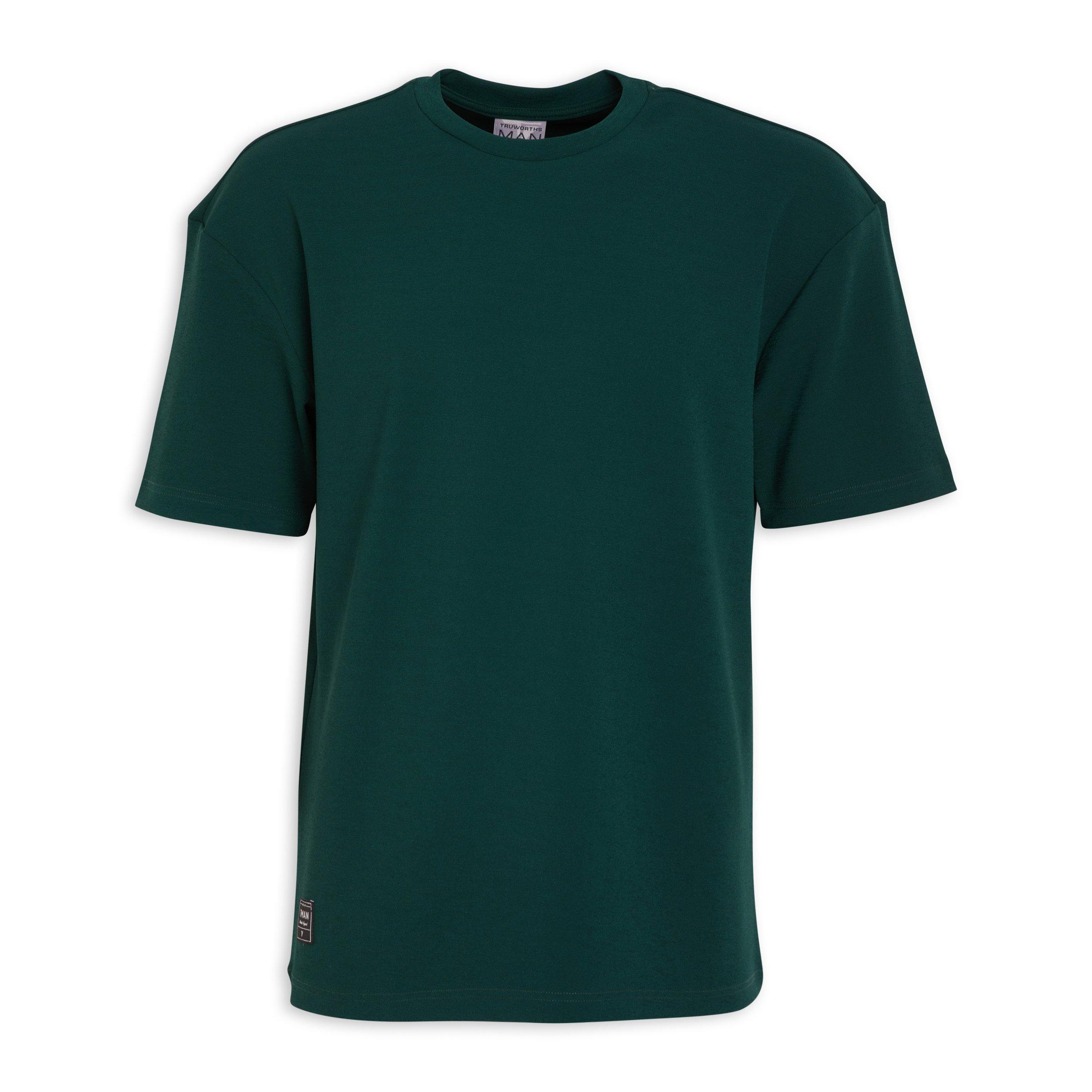 Emerald Green Boxy T-shirt (3188663) | Truworths Man