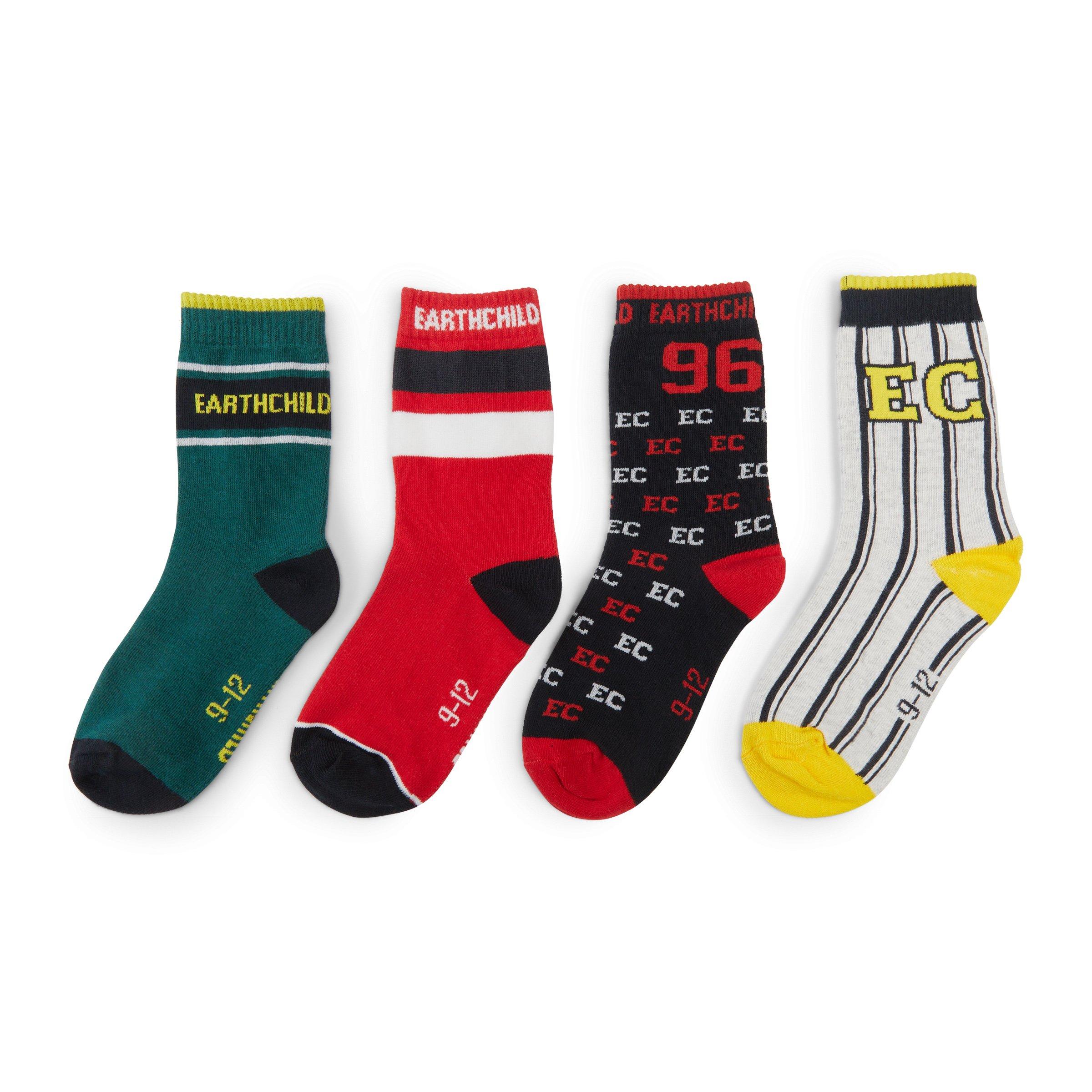 Boys 4-pack Assorted Socks (3188701) | Earthchild