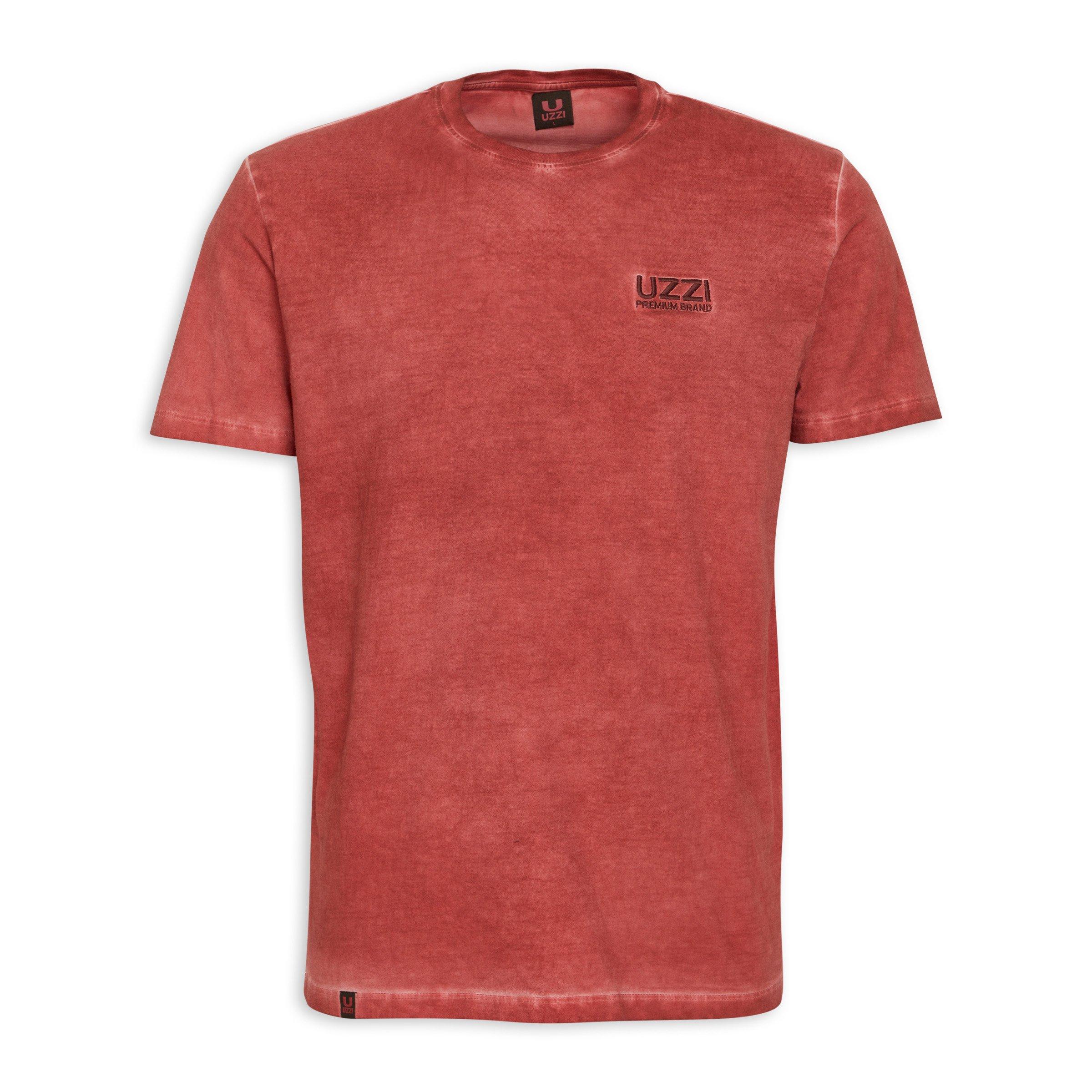 Red Pigment Dyed T-shirt (3188822) | UZZI