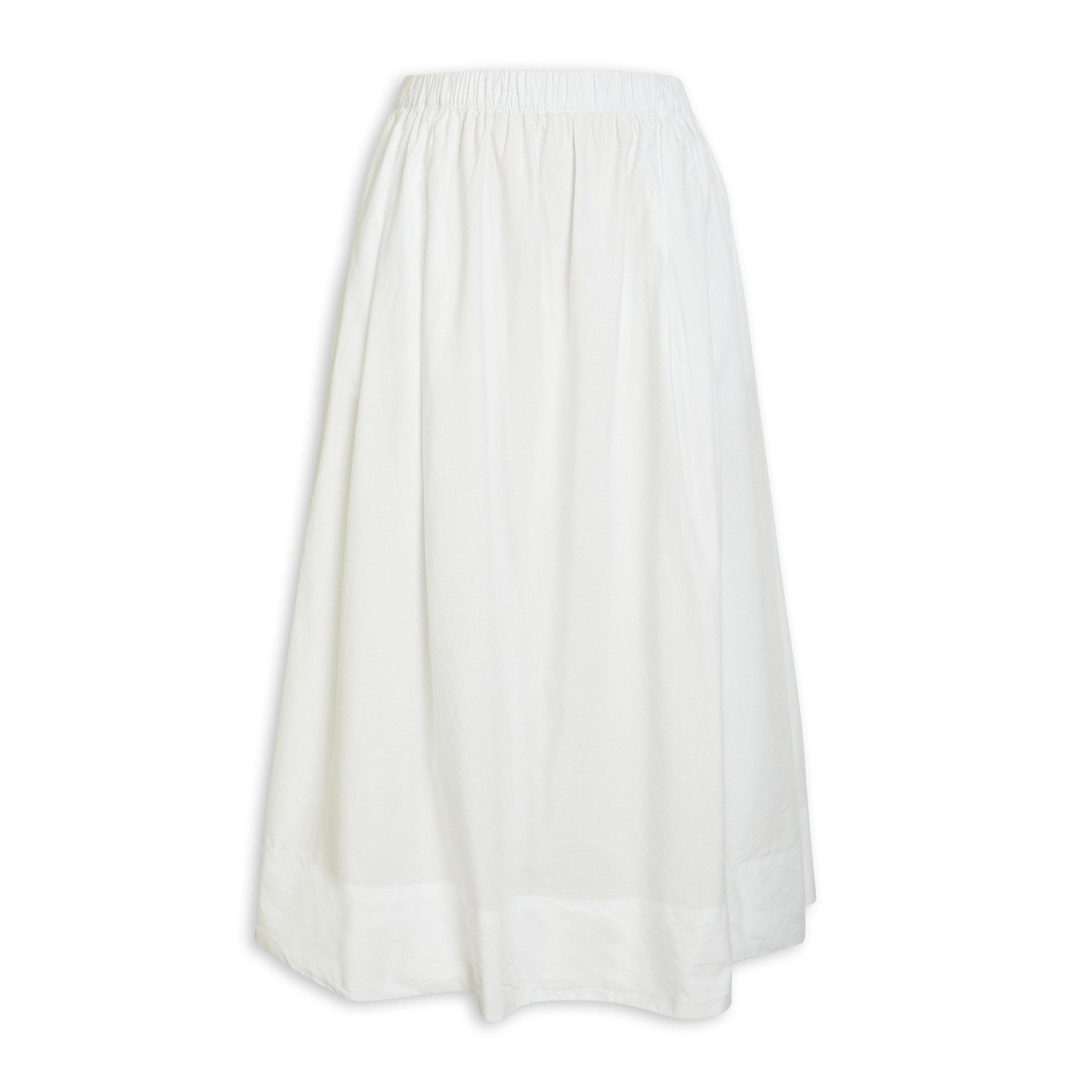White Francesca Full Skirt (3188858) | Vans