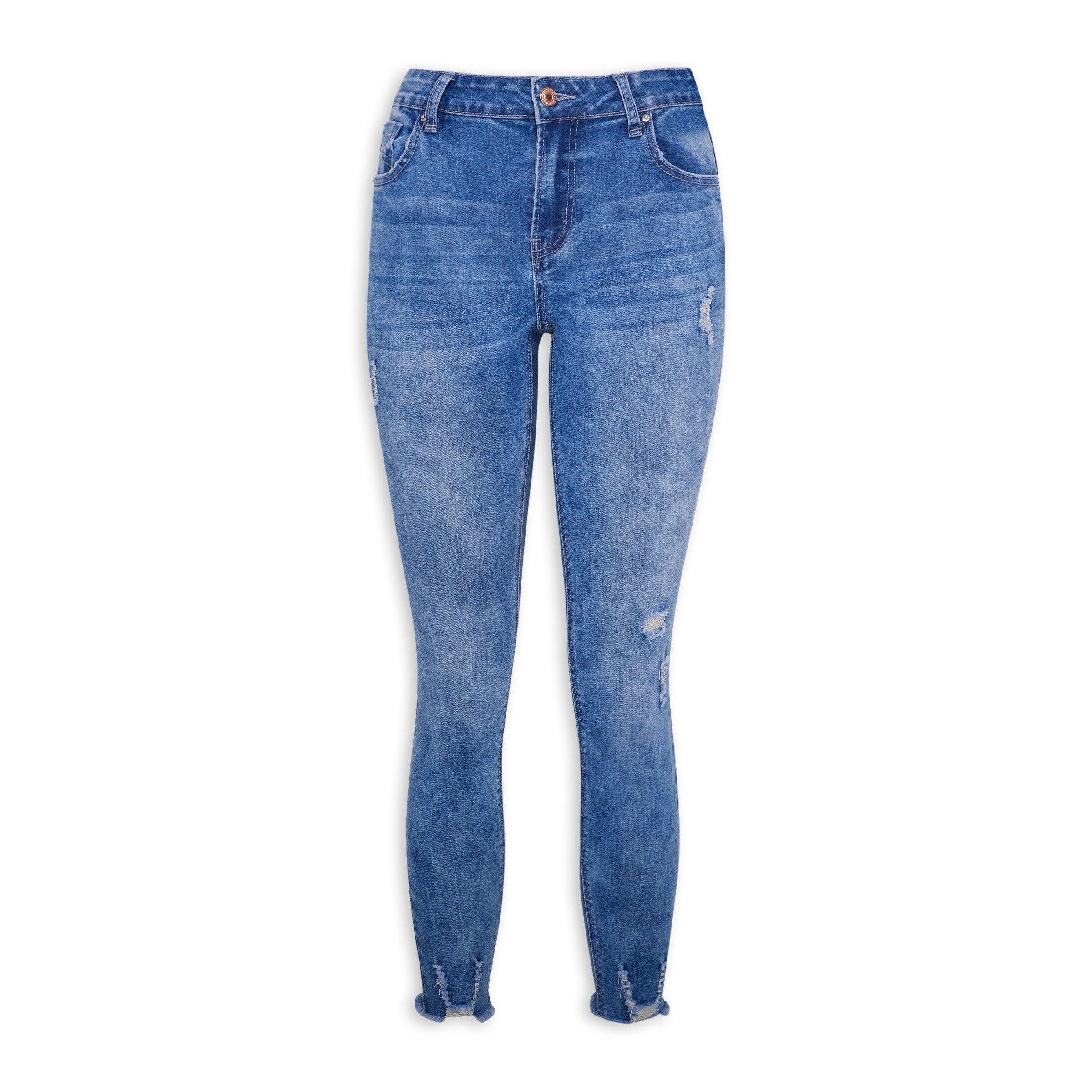 Blue Mottled Skinny Jeans (3188976) | Identity