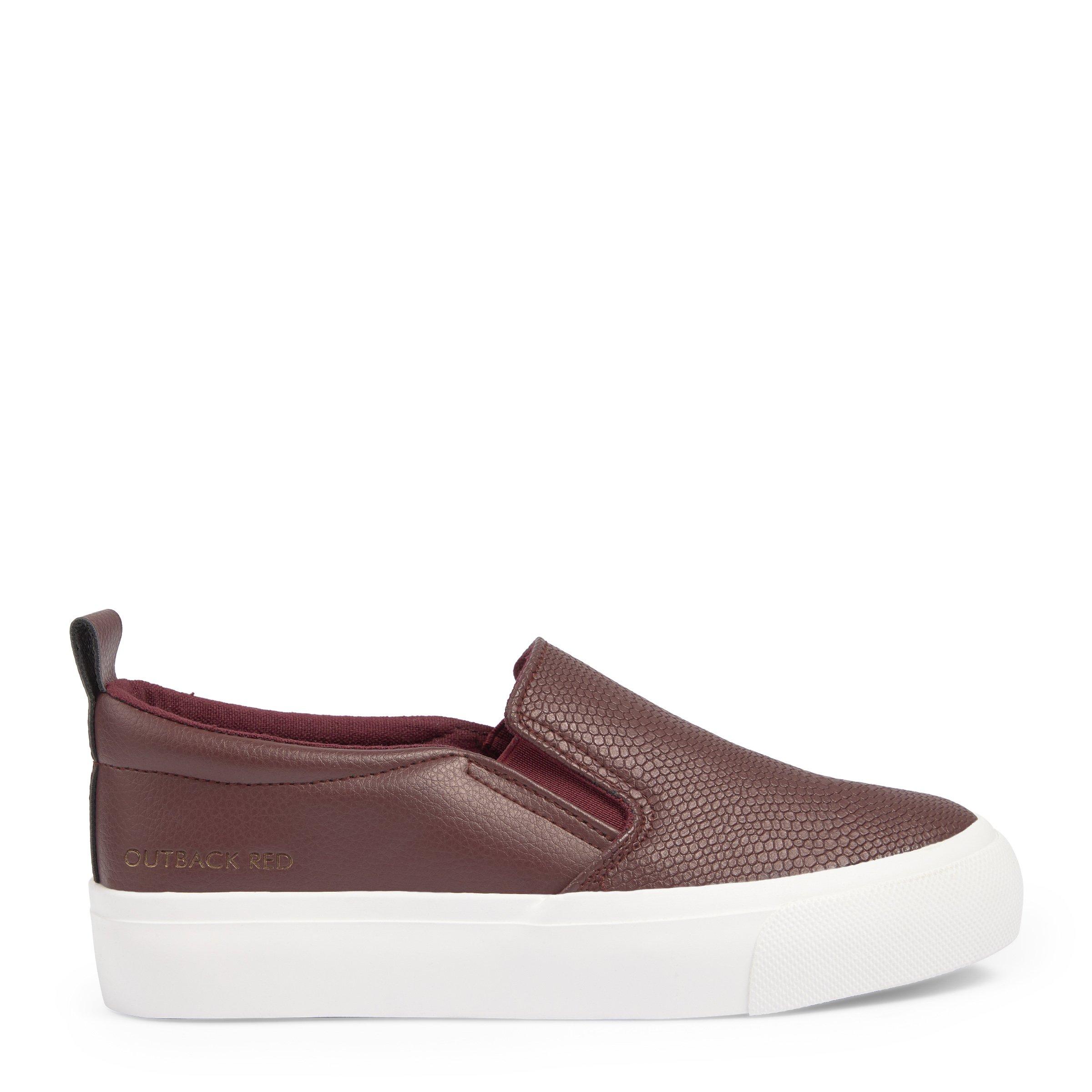 Maroon Slip-on Sneakers (3188990) | OUTBACK RED