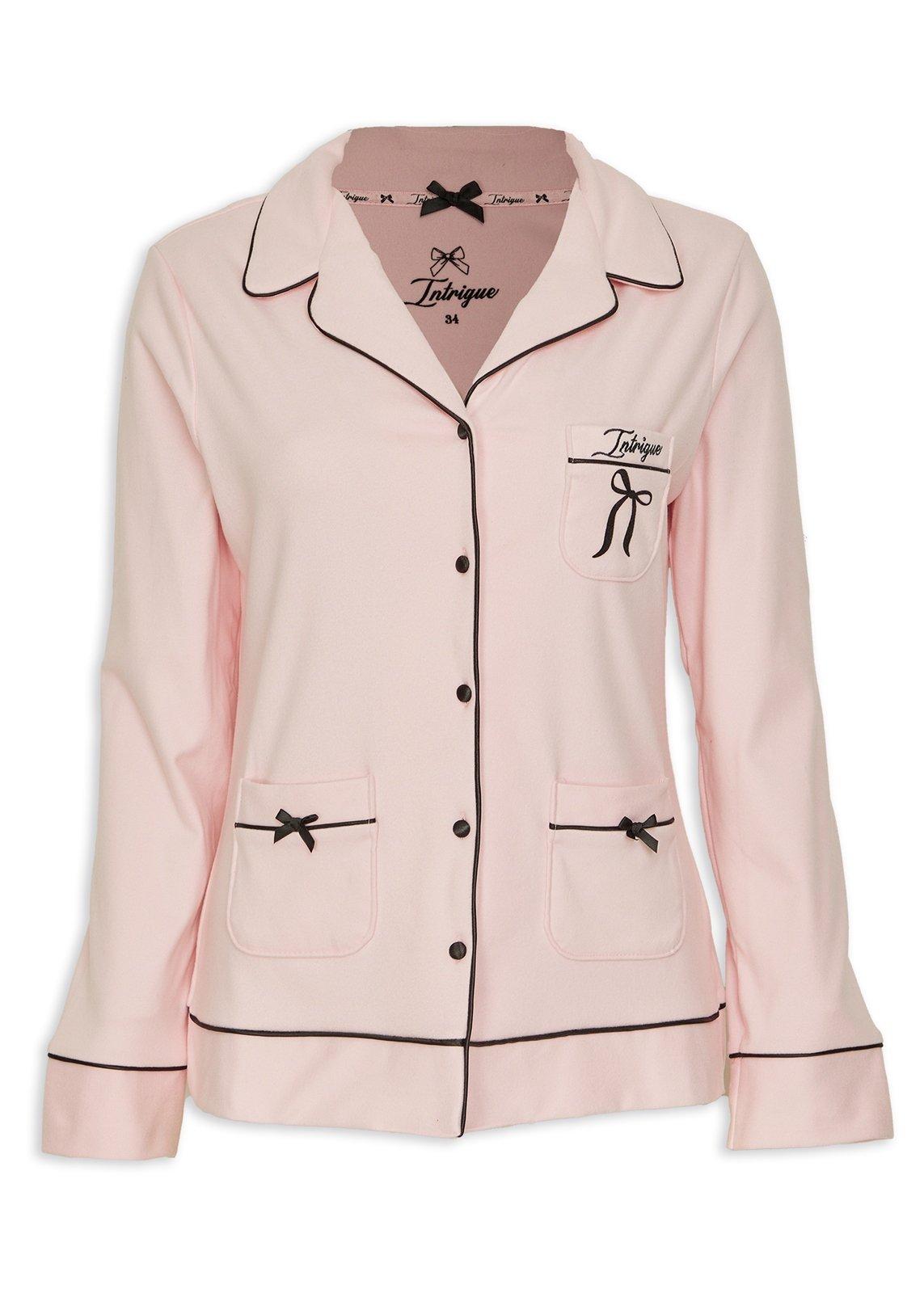 Pink Pyjama Top with Bows (3189112) | Intrigue