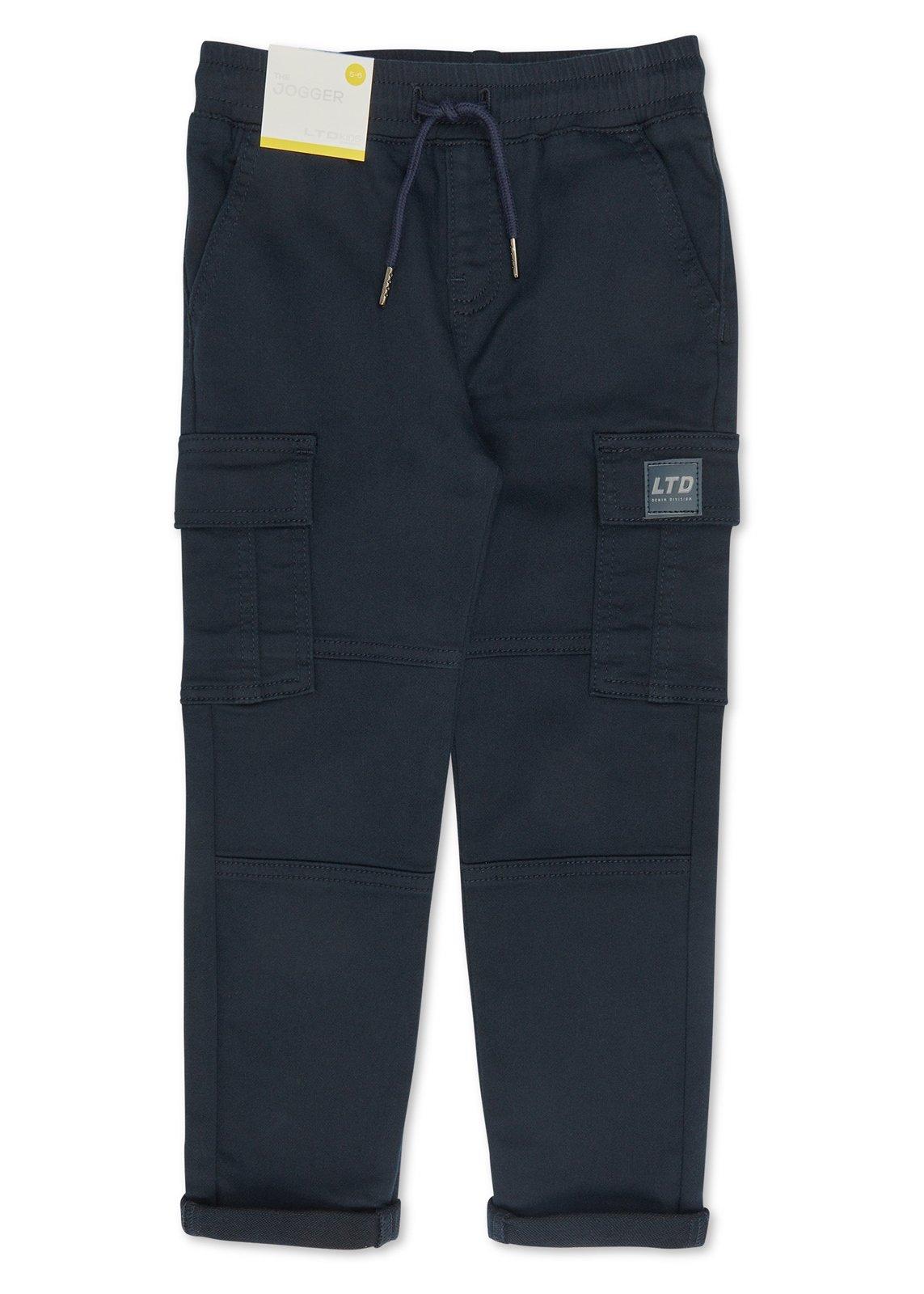 Kid Boys Navy Slim Leg Pants (3189461) | LTD Kids
