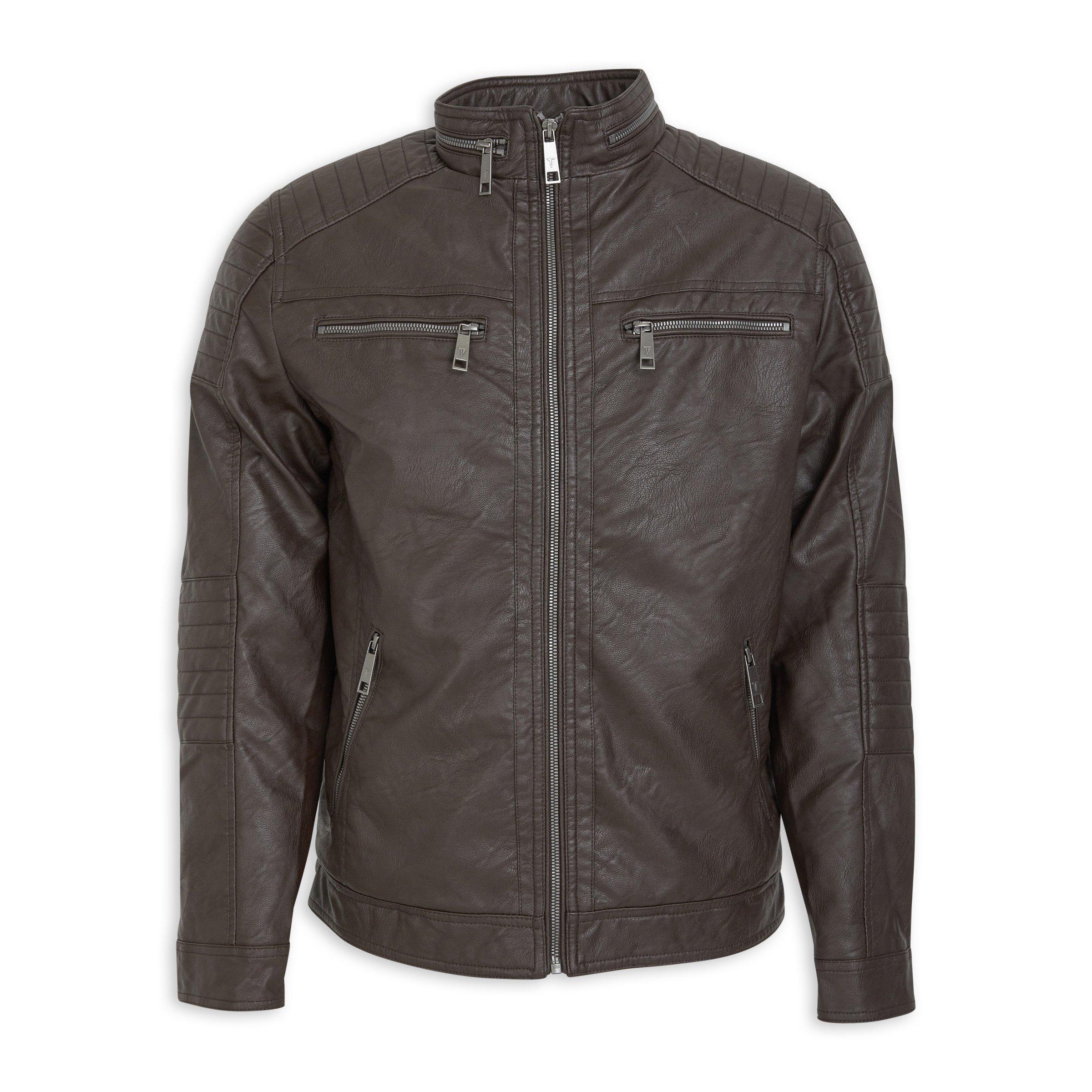 Brown Biker Jacket (3189480) | Truworths Man