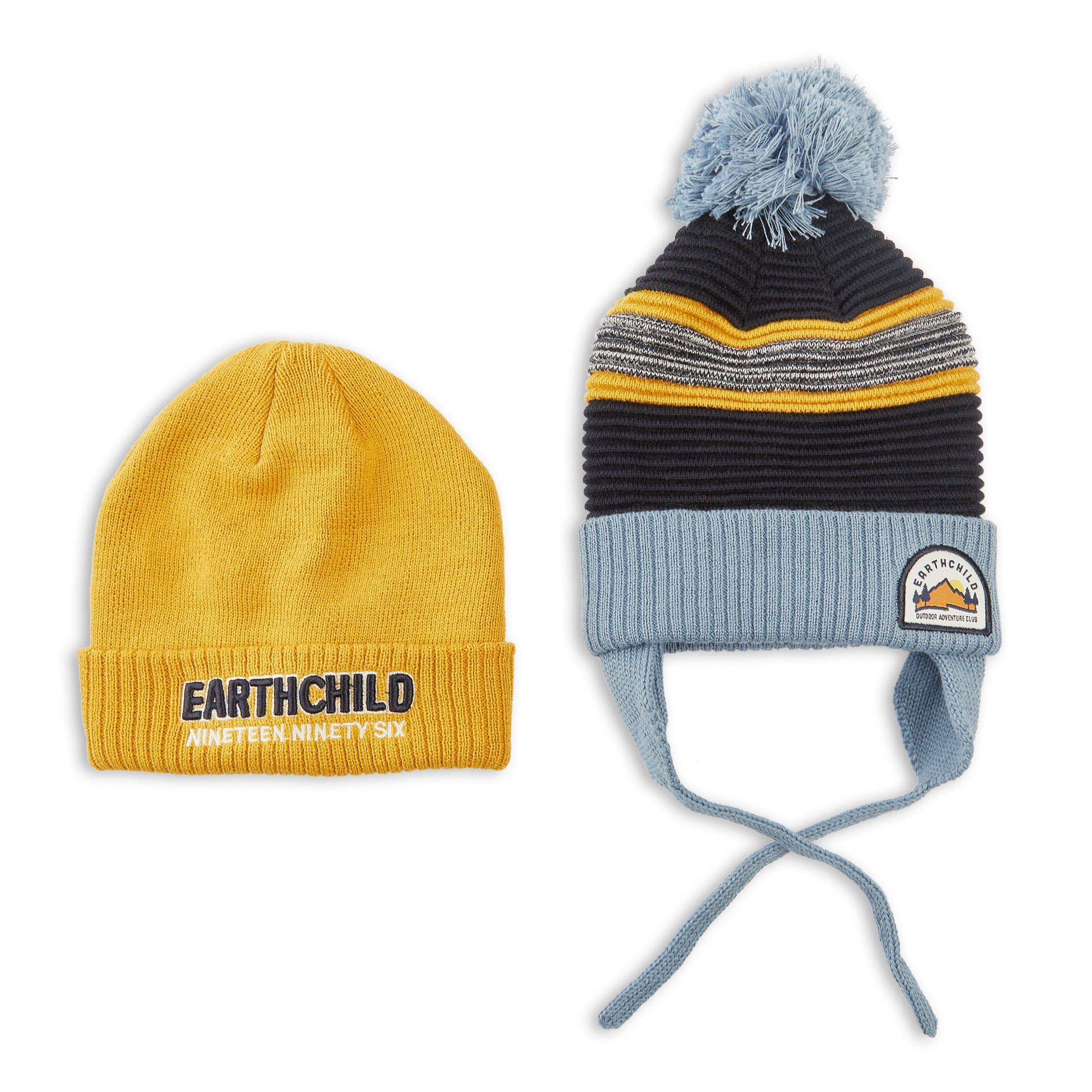 Baby Boys 2-pack Beanies (3189676) | Earthchild