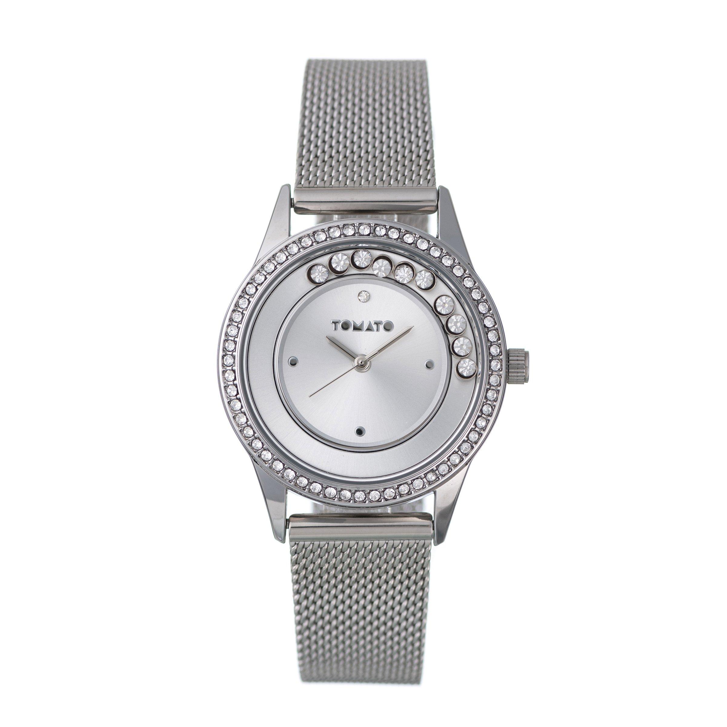 Silver Mesh Watch (3189798) | Tomato