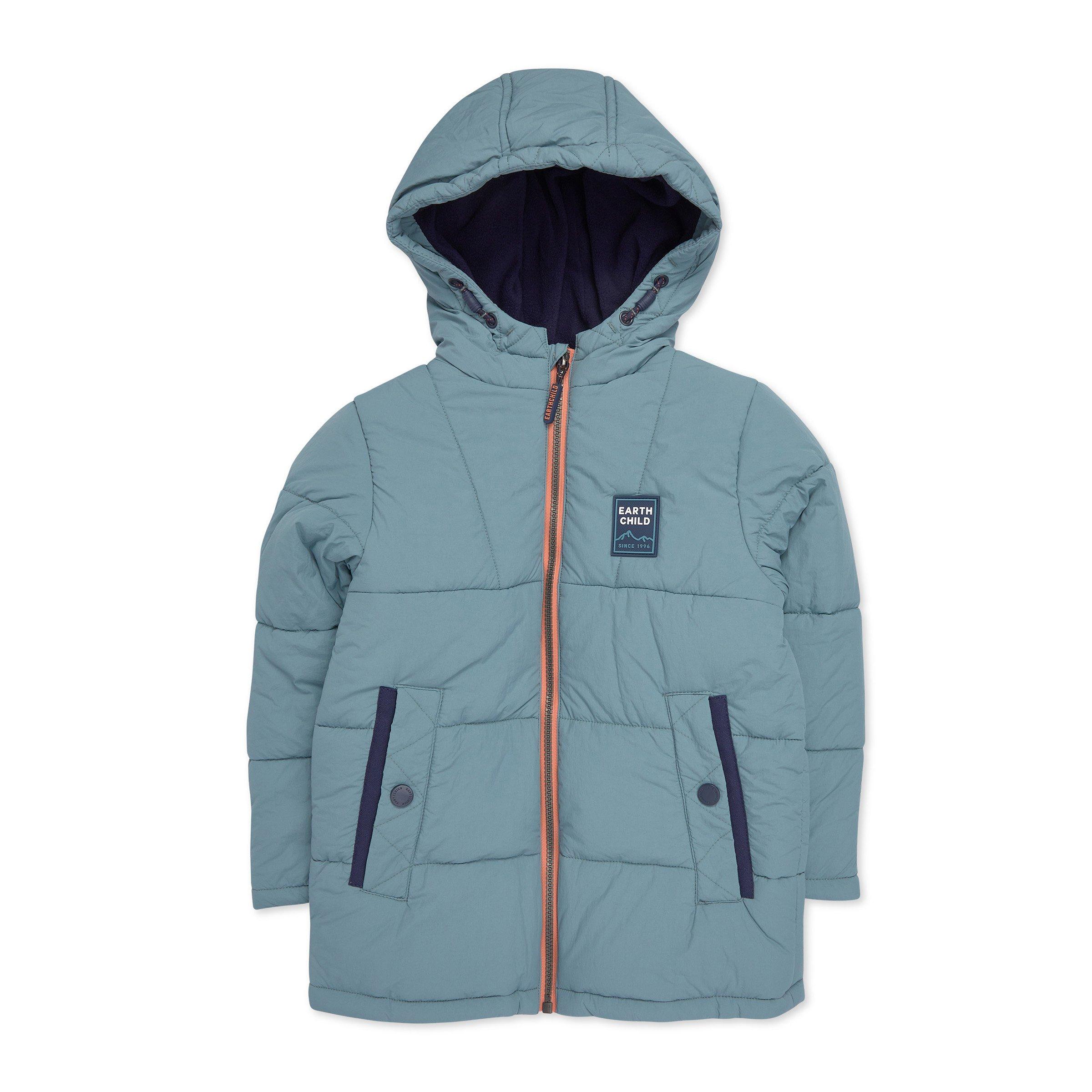 Kid Boys Blue Puffer Jacket (3189864) | Earthchild