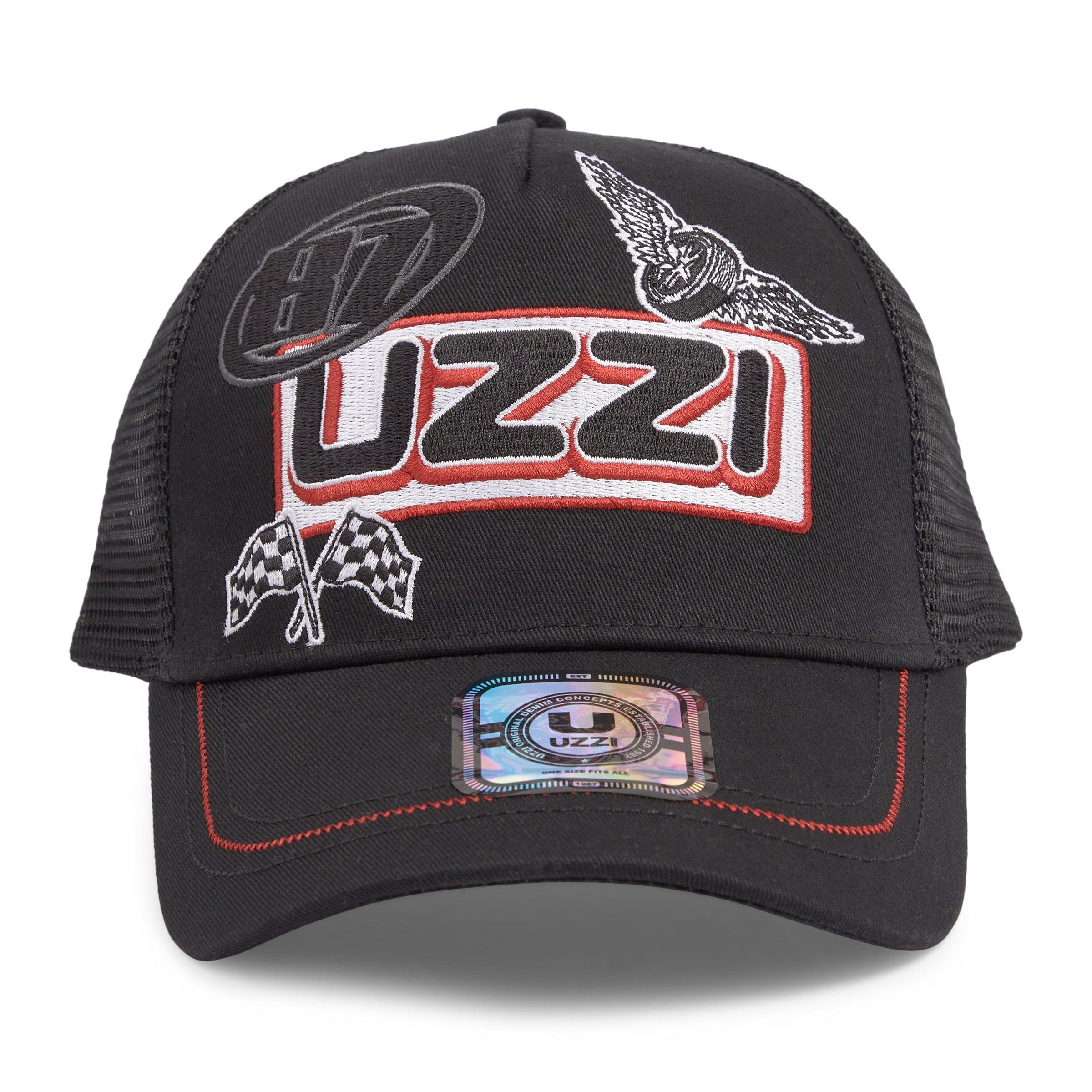 Black Trucker Peak Cap (3189982) | UZZI