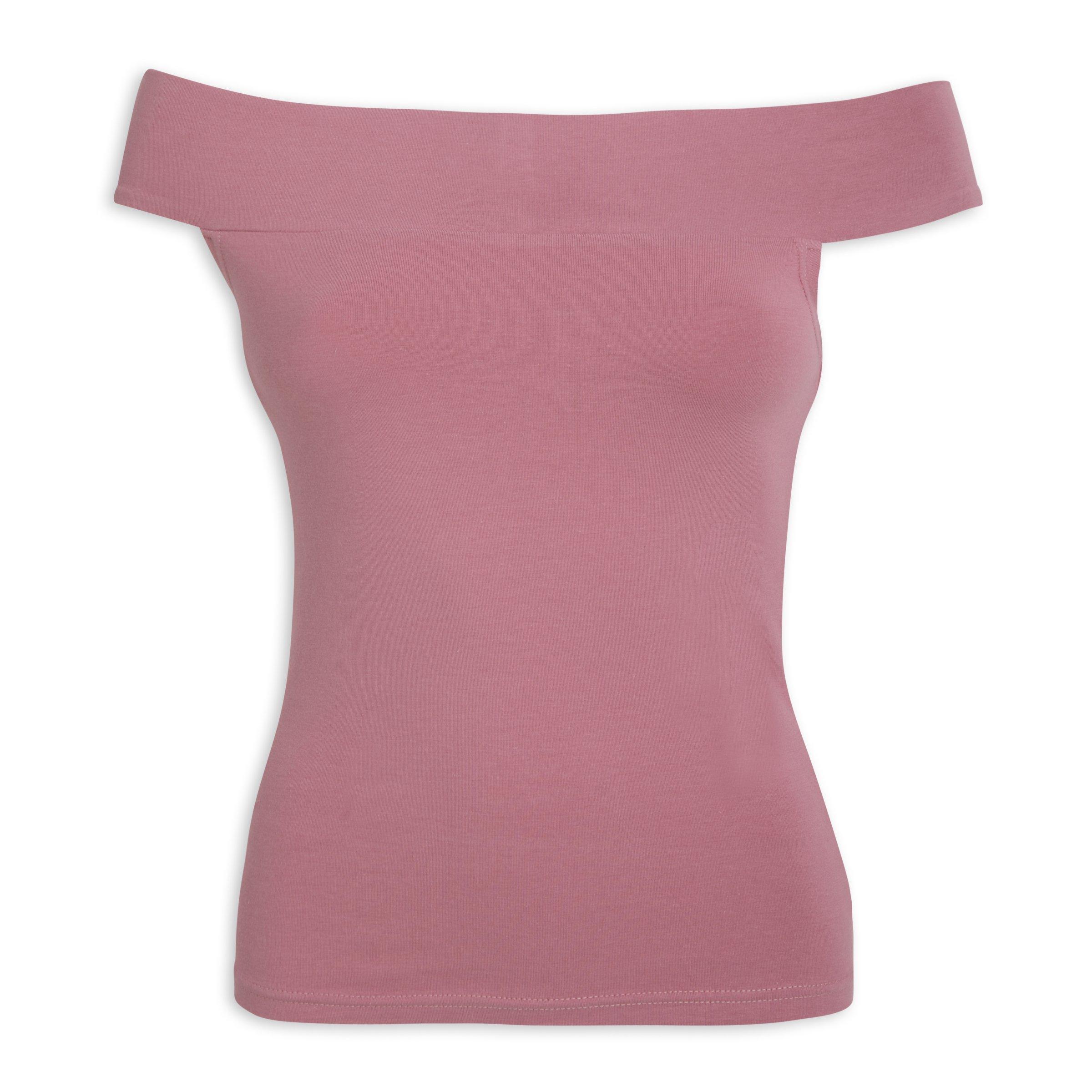 Pink Off-the-shoulder Top (3190032) | Identity