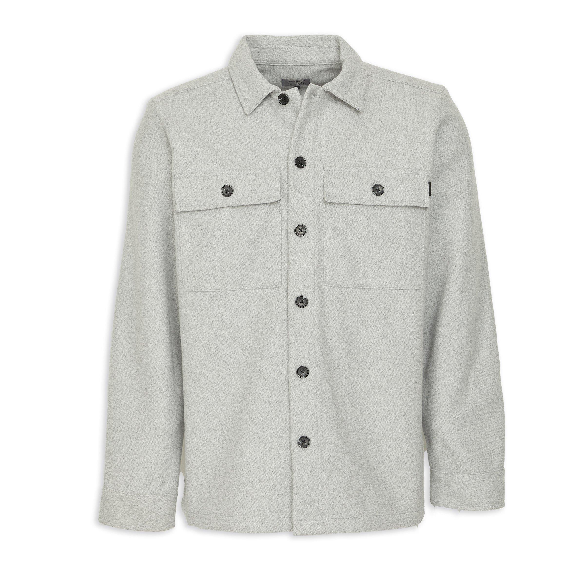 Grey Shacket (3190122) | Truworths Man