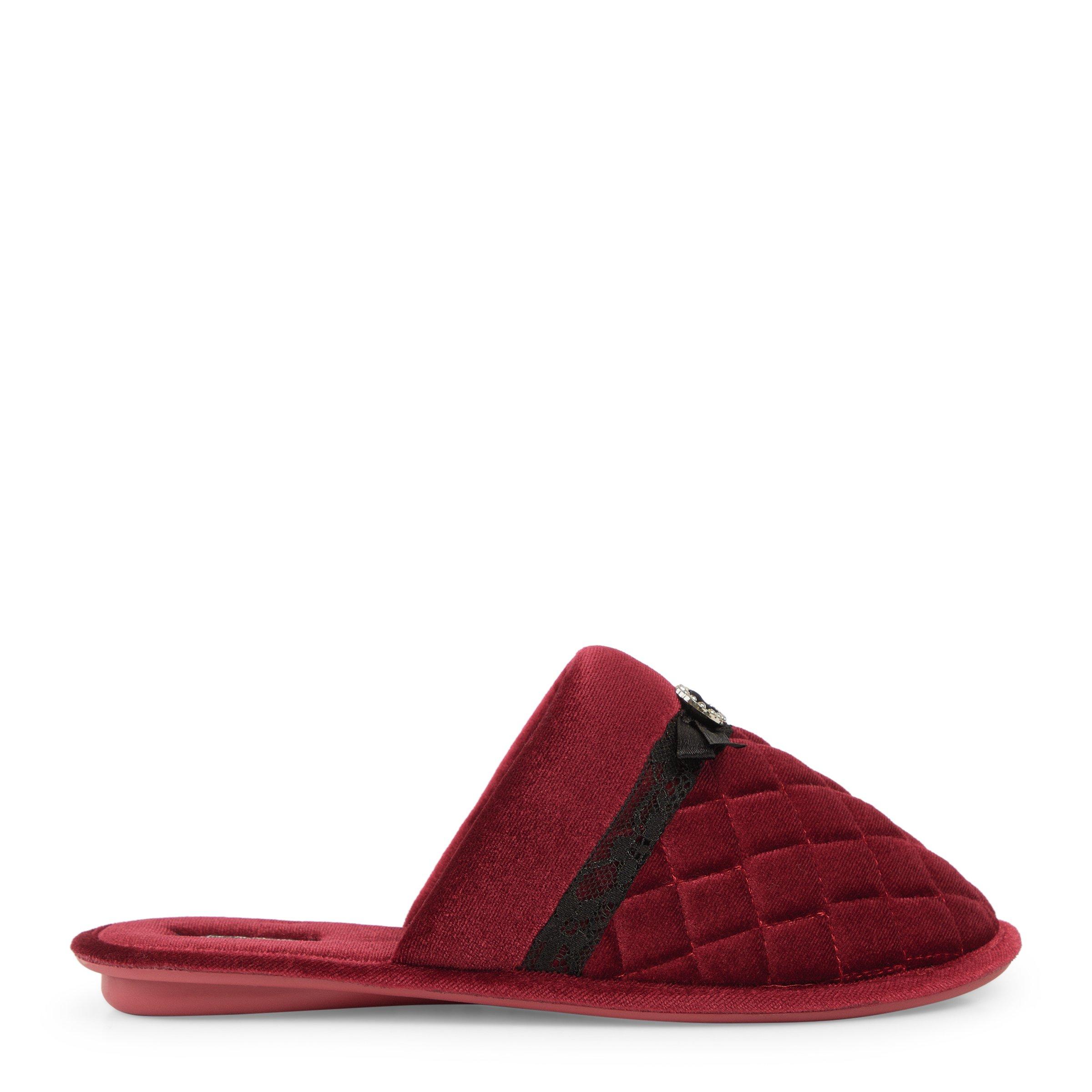 Red Quilted Slippers (3190223) | Intrigue