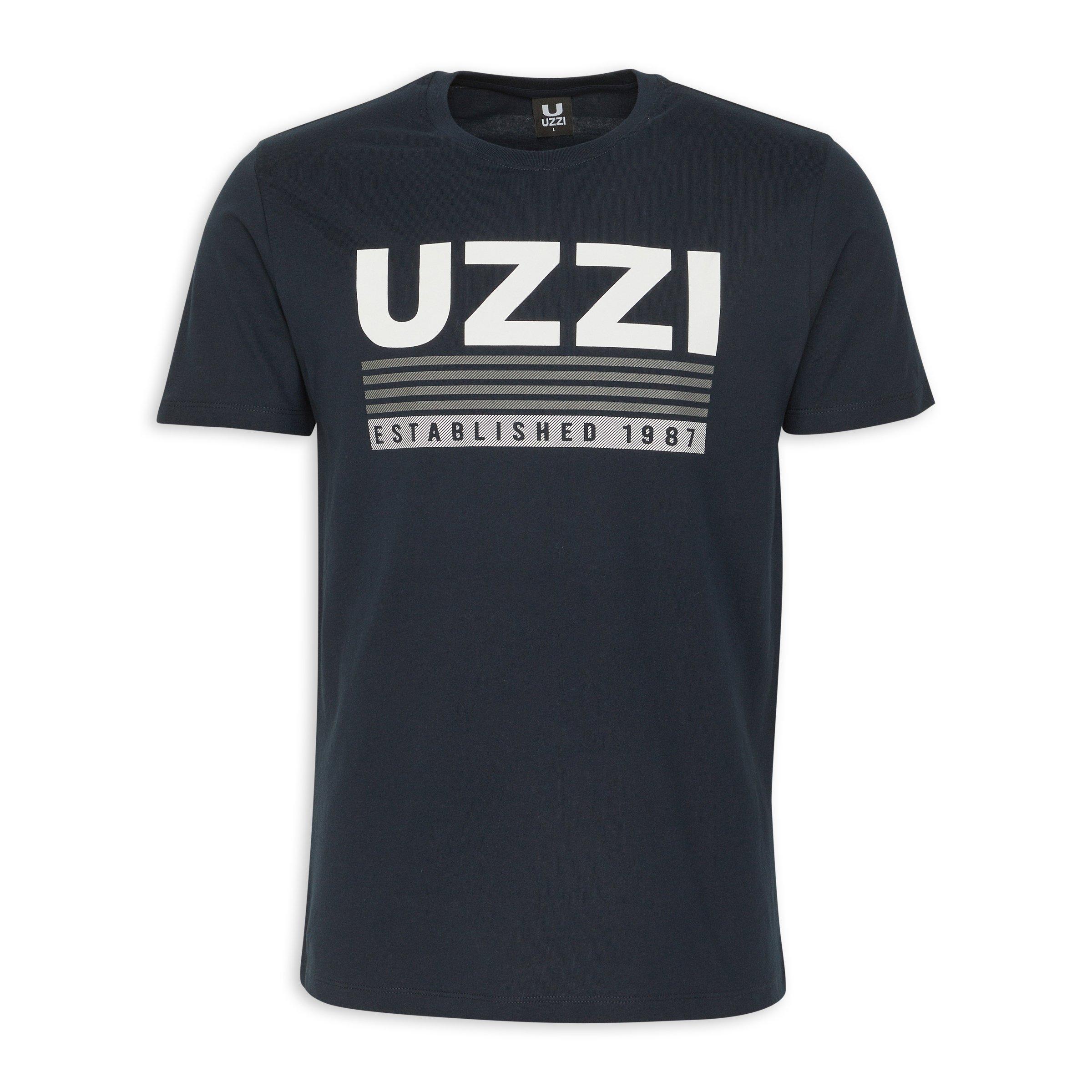 Navy Branded T-shirt (3190225) | UZZI