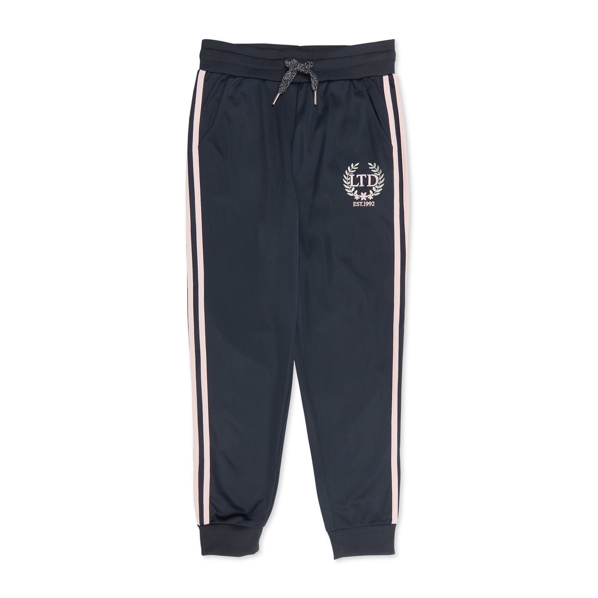 Girls Navy Cuffed Jogger Pants (3190235) | LTD Kids