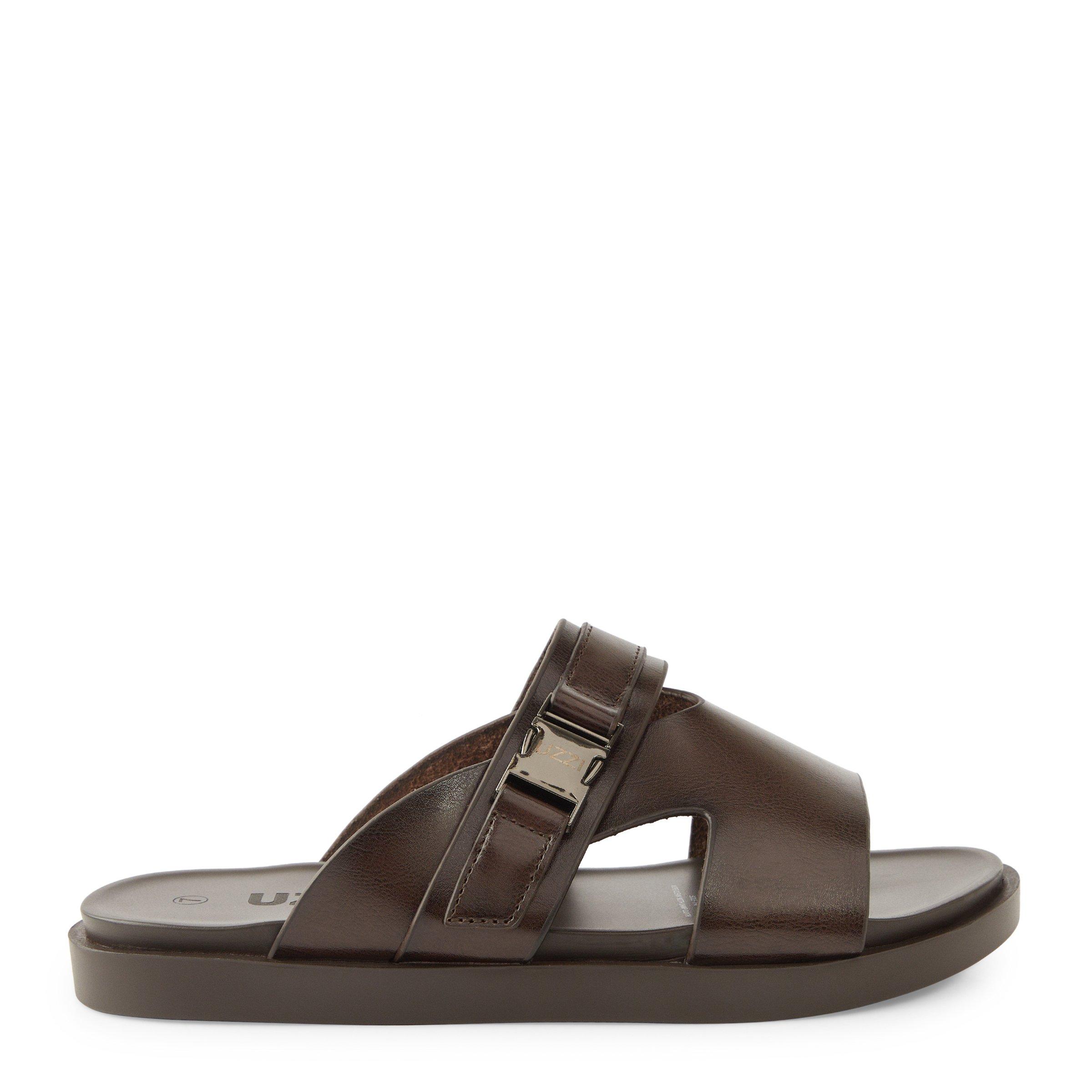 Brown Mule Sandals (3190317) | UZZI