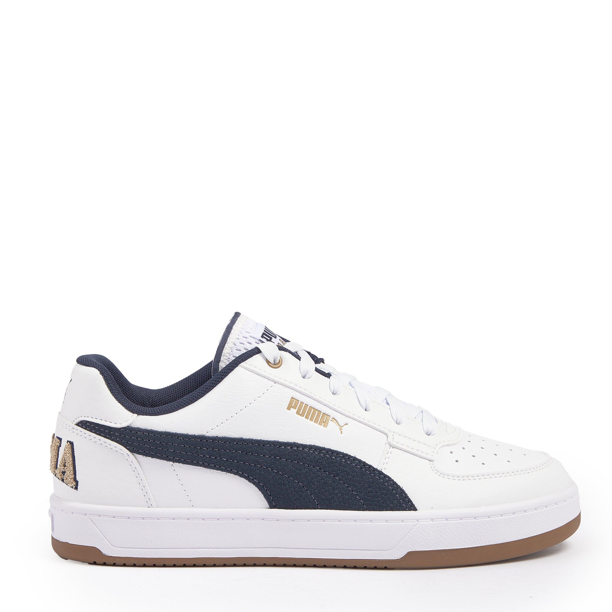 White and Navy Caven Retro C Sneakers (3190493) | Puma