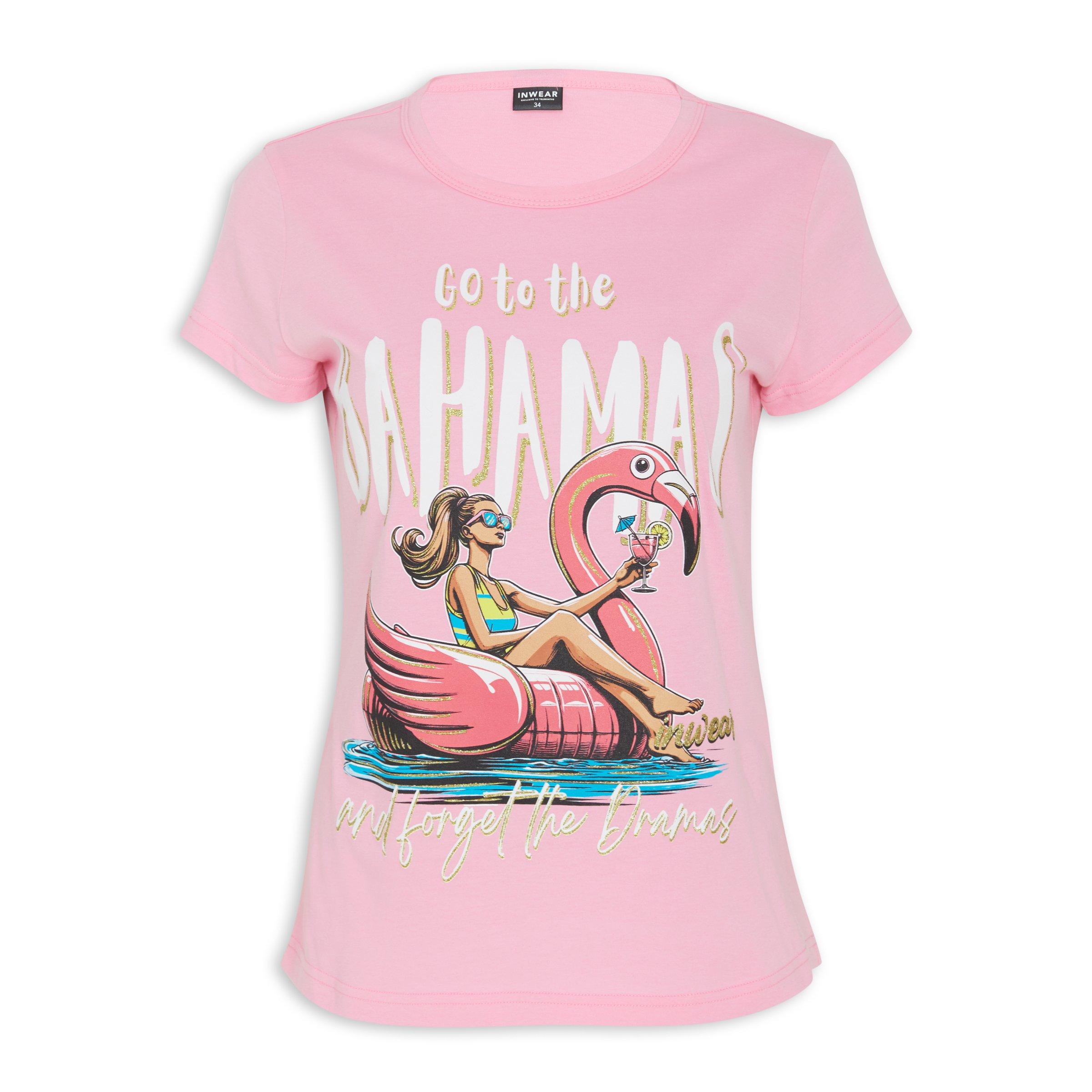 Pink Graphic T-shirt (3190568) | Inwear