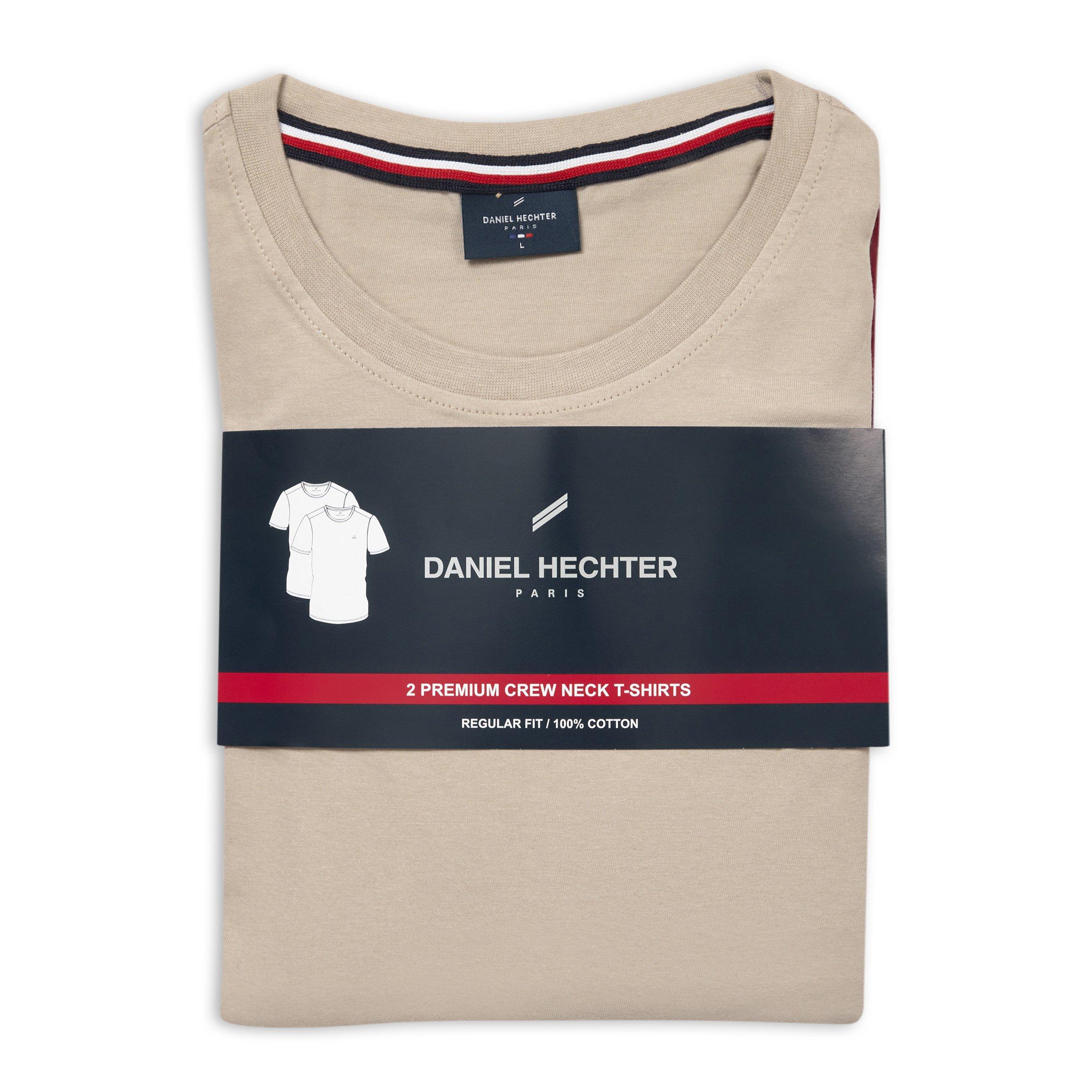 Beige and Red 2-pack T-shirts (3190647) | Daniel Hechter