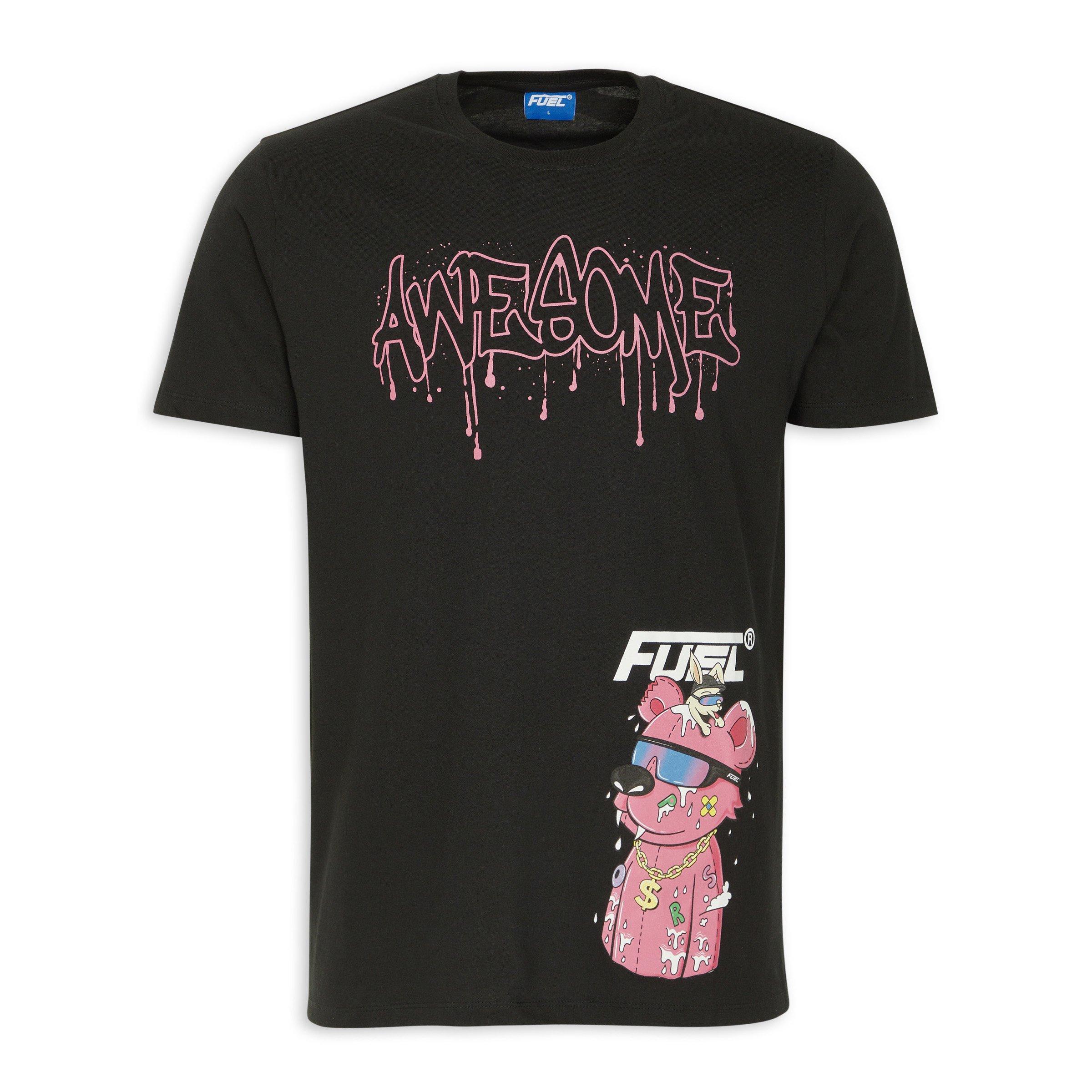 Black Graphic T-shirt (3190671) | Fuel