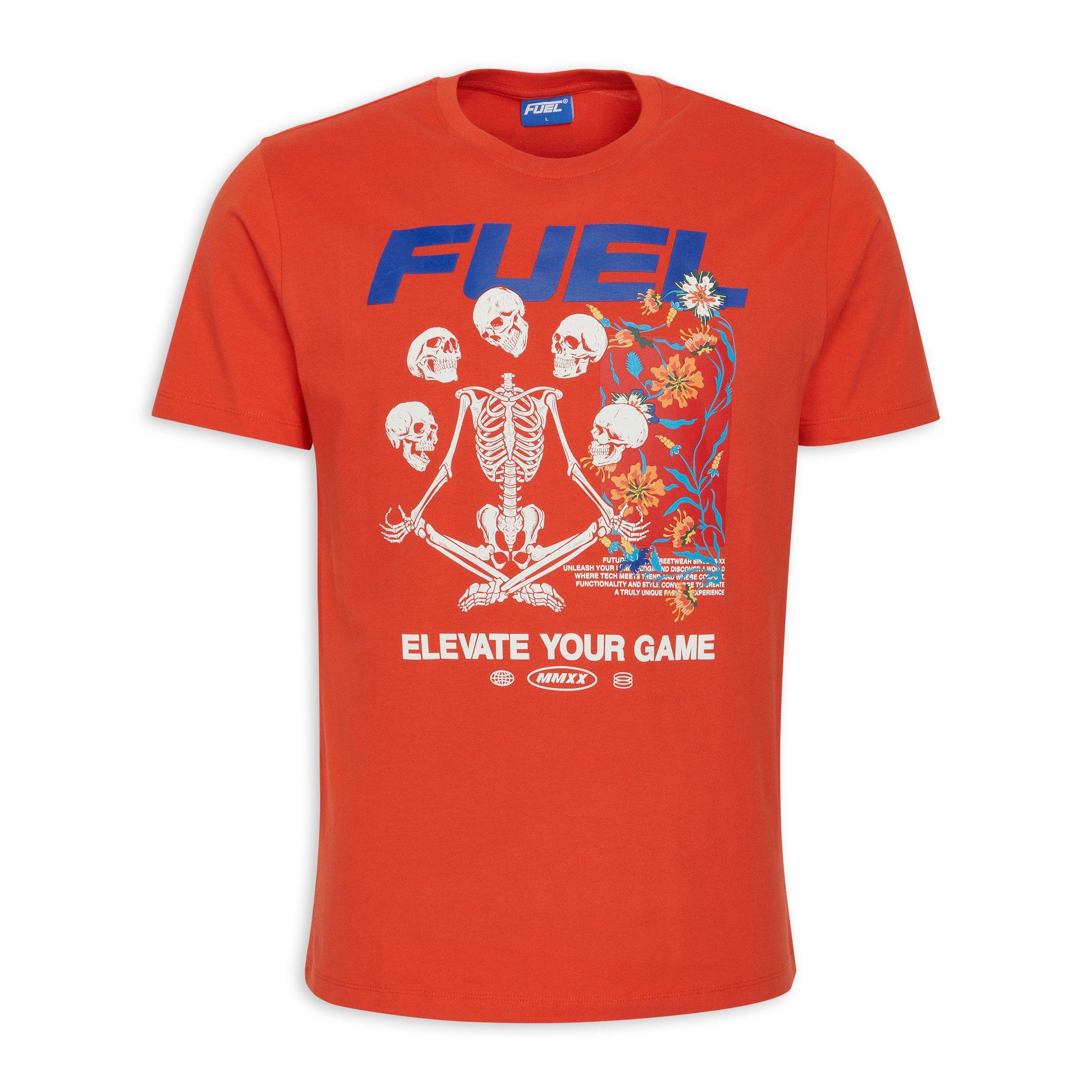 Orange Graphic T-shirt (3190683) | Fuel