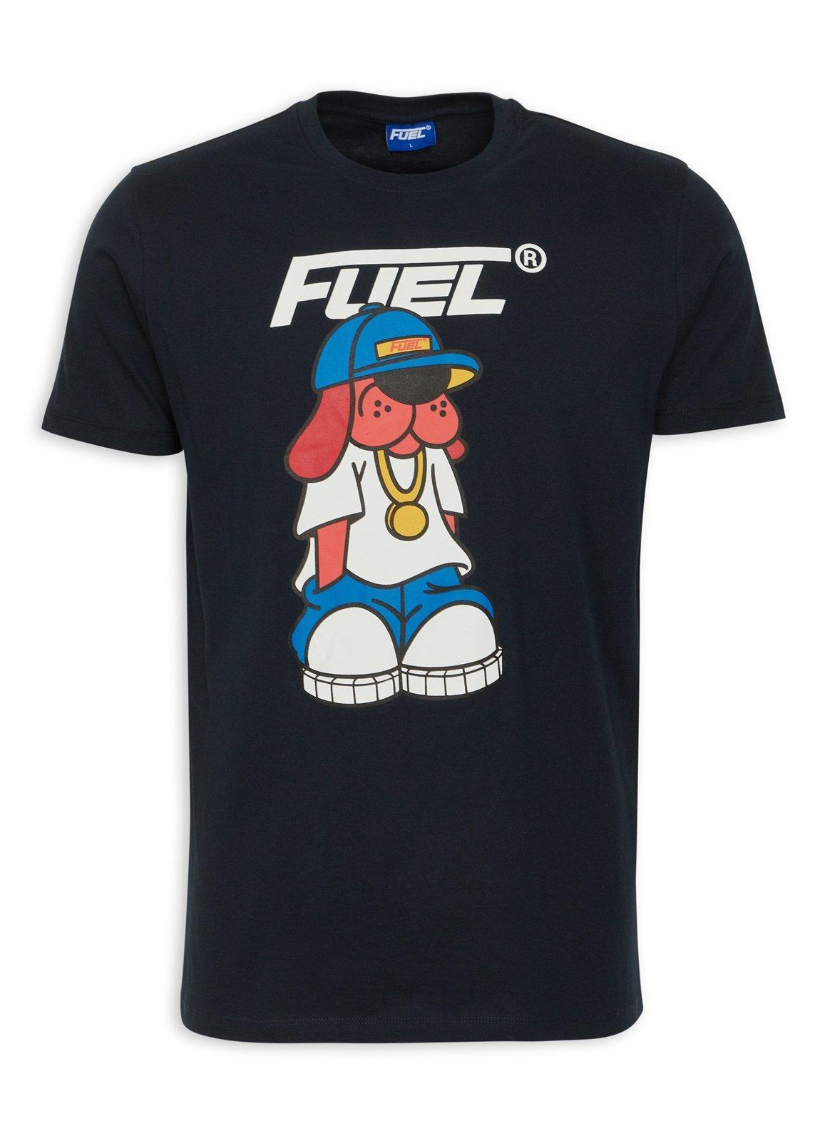 Navy Graphic T-shirt (3190685) | Fuel