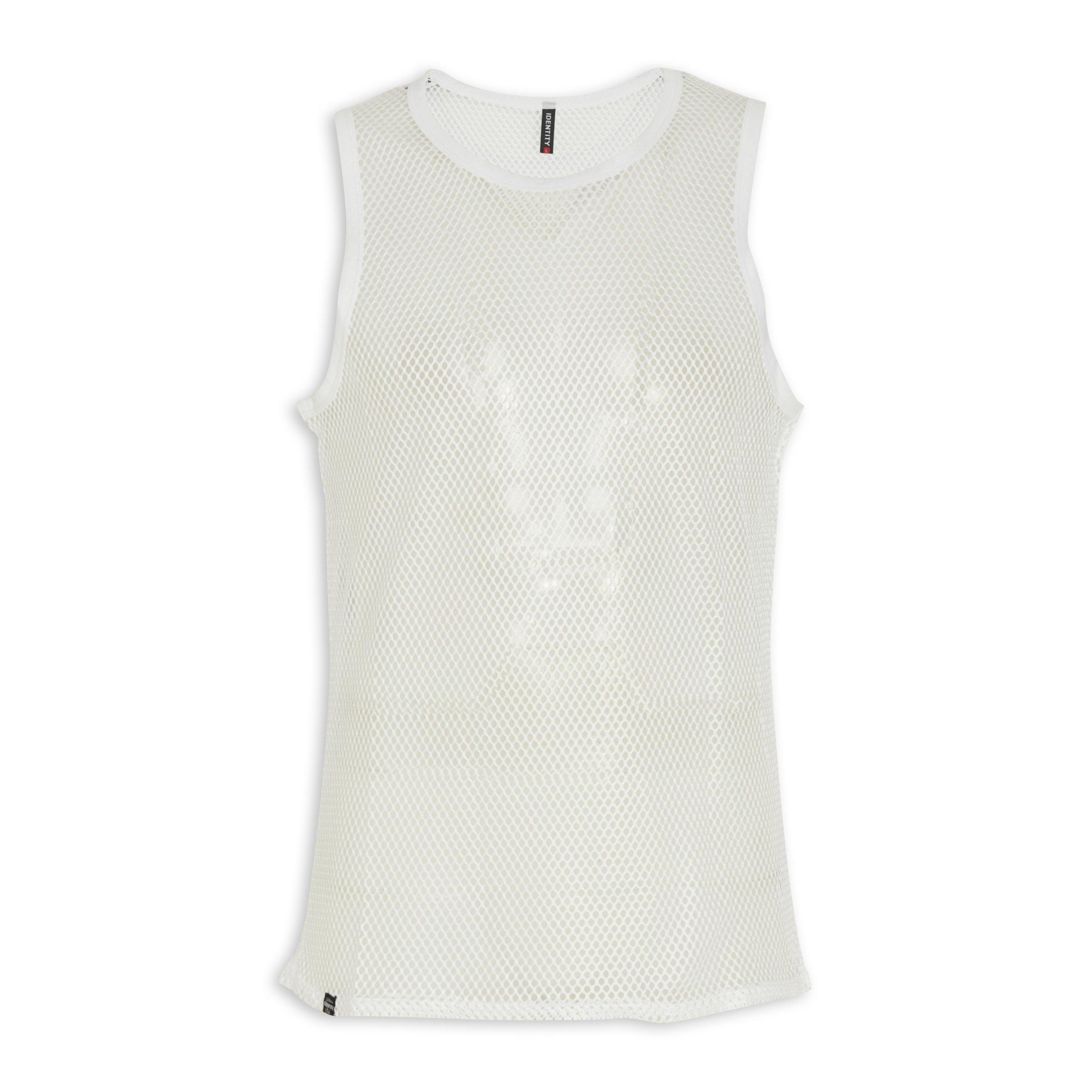 White Mesh Vest (3190802) | Identity