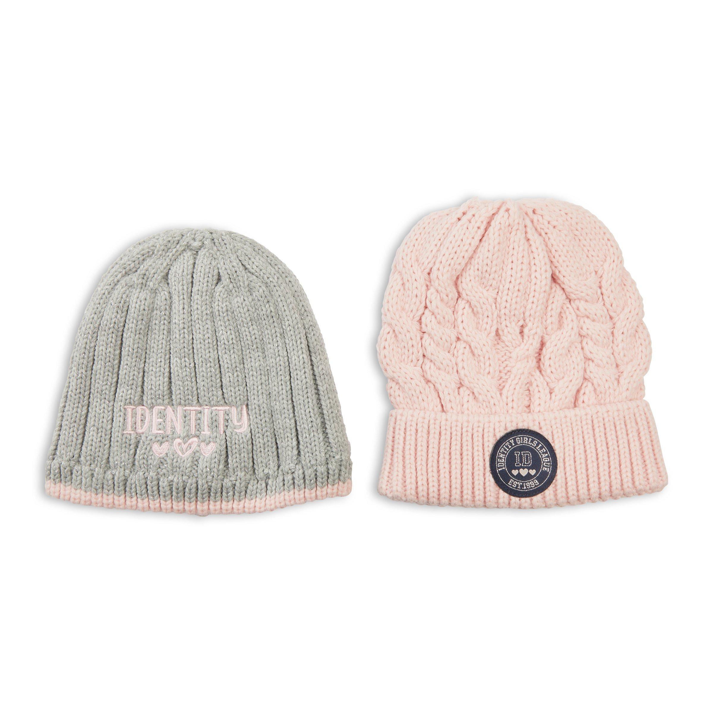 Kid Girls 2-pack Beanies (3190812) | Identity