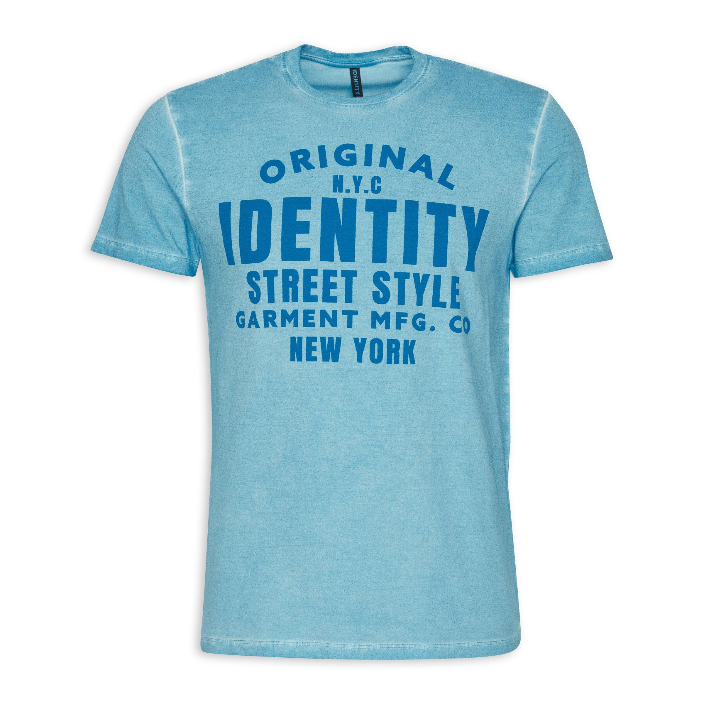 Turquoise Pigment Loose Fit T-shirt (3190824) | Identity
