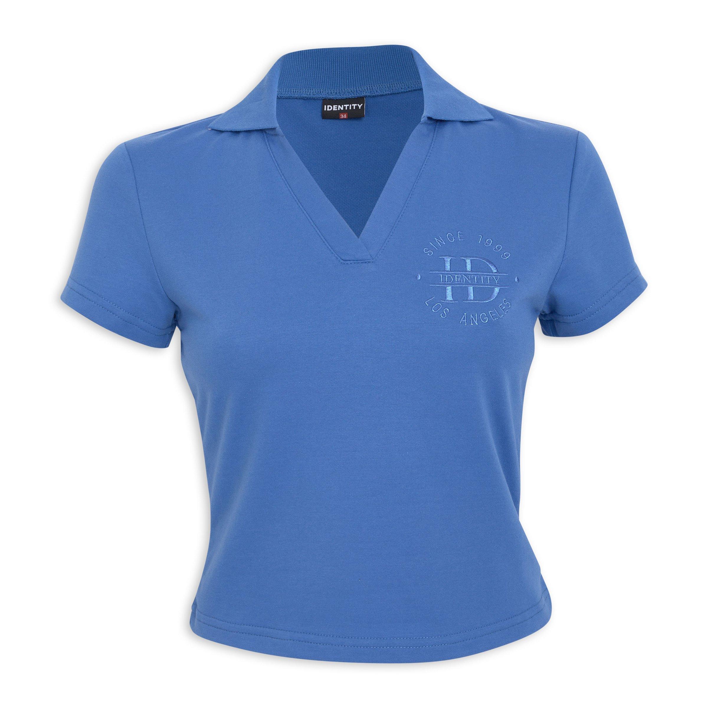 Blue Fitted T-shirt (3190840) | Identity