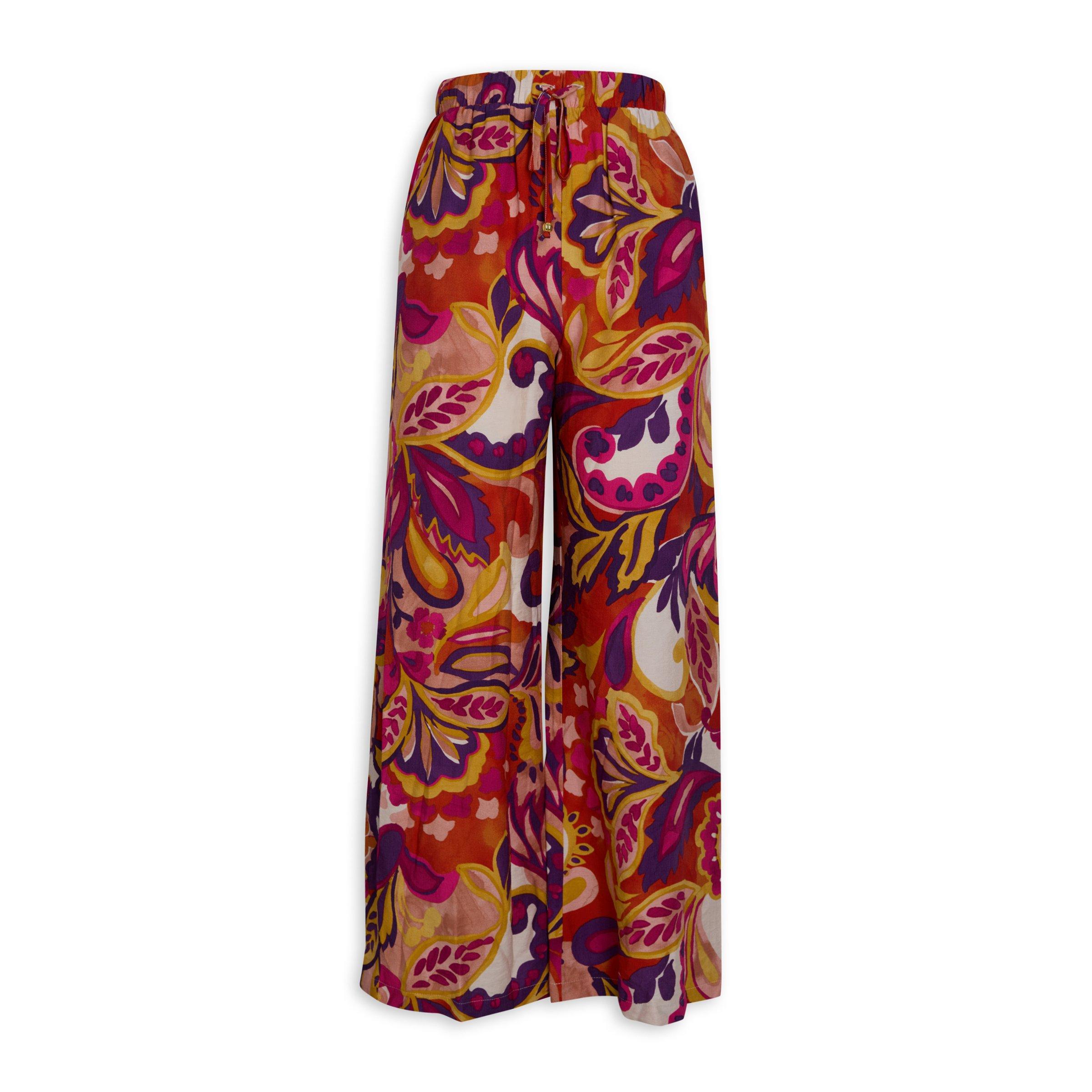 Paisley Print Wide Leg Pants (3190920) | Inwear