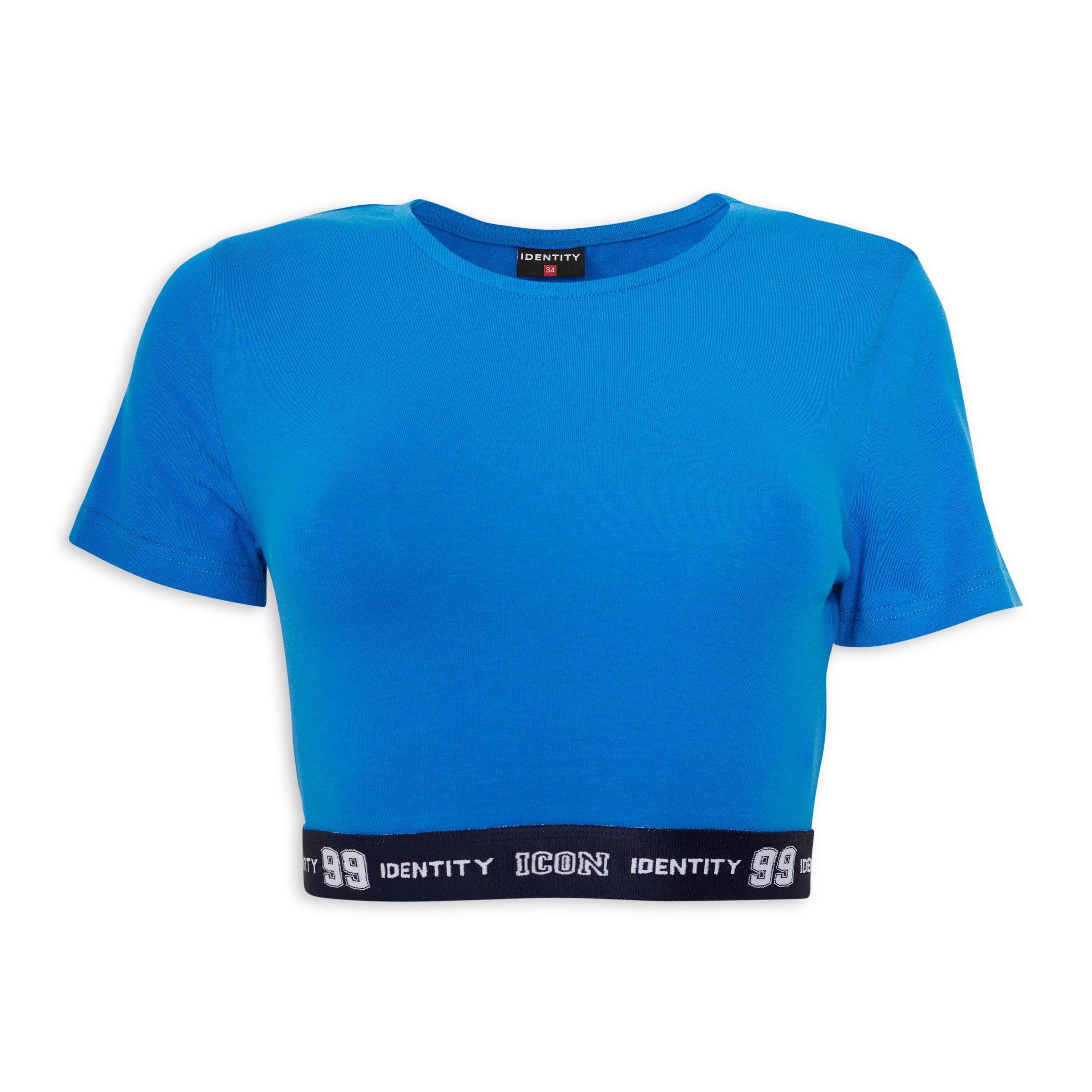 Blue Cropped T-shirt (3191036) | Identity