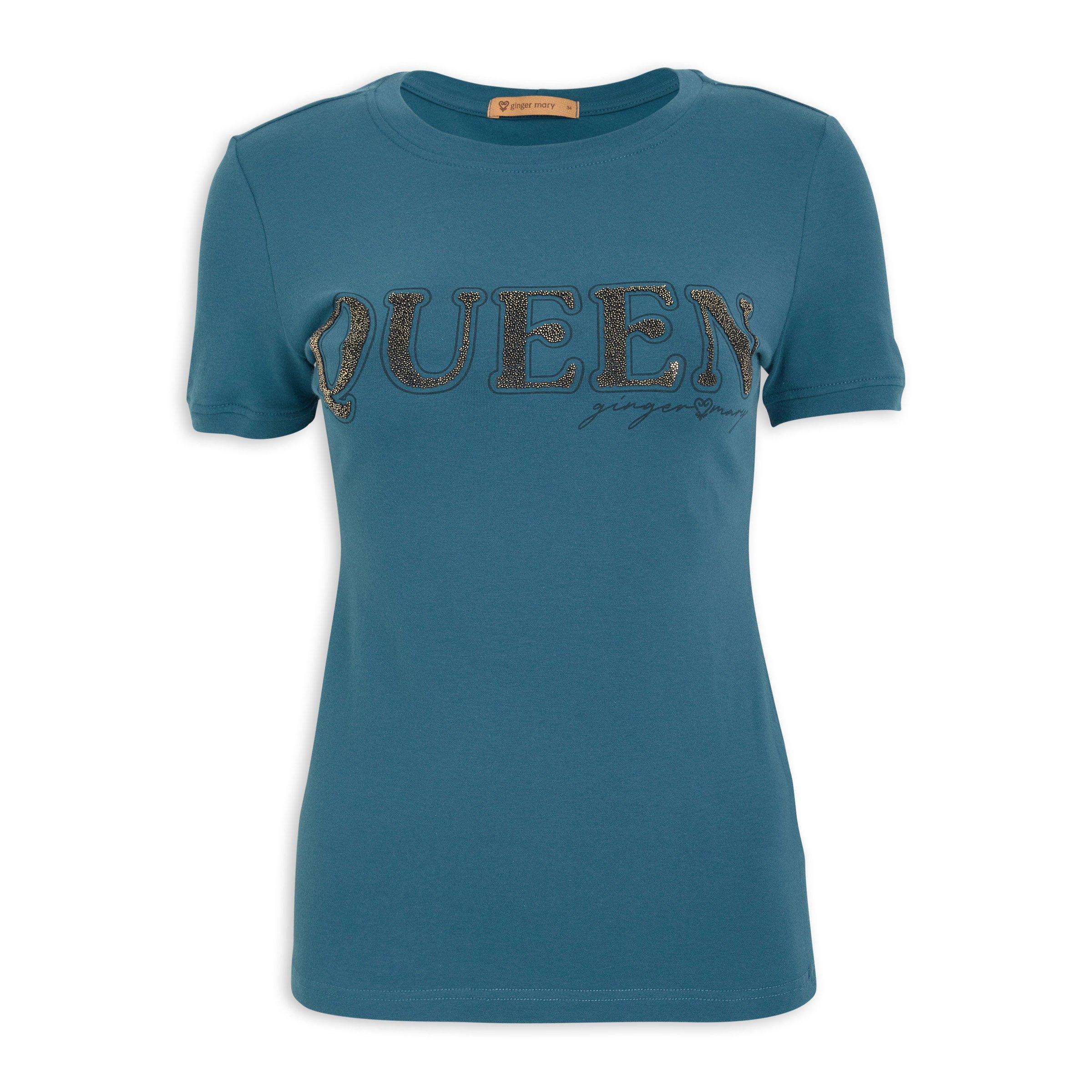 Teal Fitted T-shirt (3191186) | Ginger Mary
