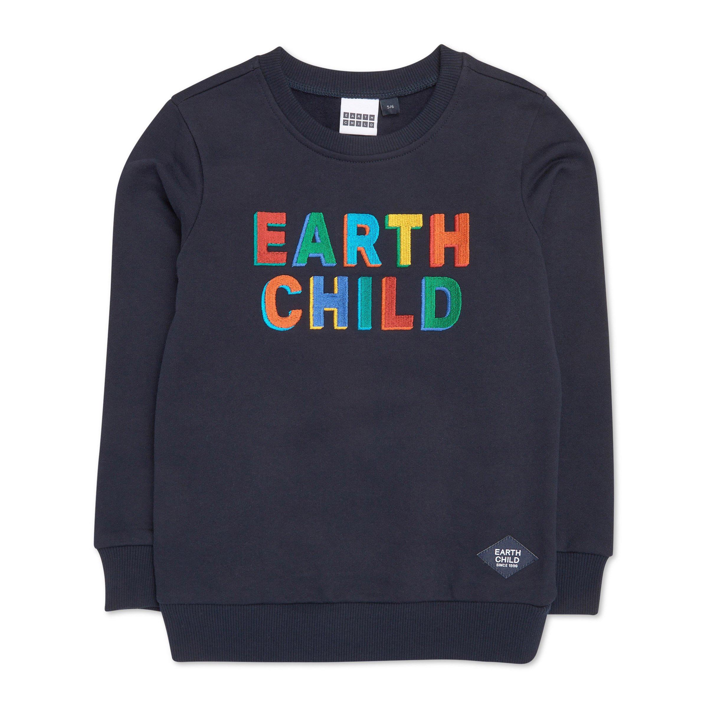 Kid Boys Navy Sweat Top (3191369) | Earthchild