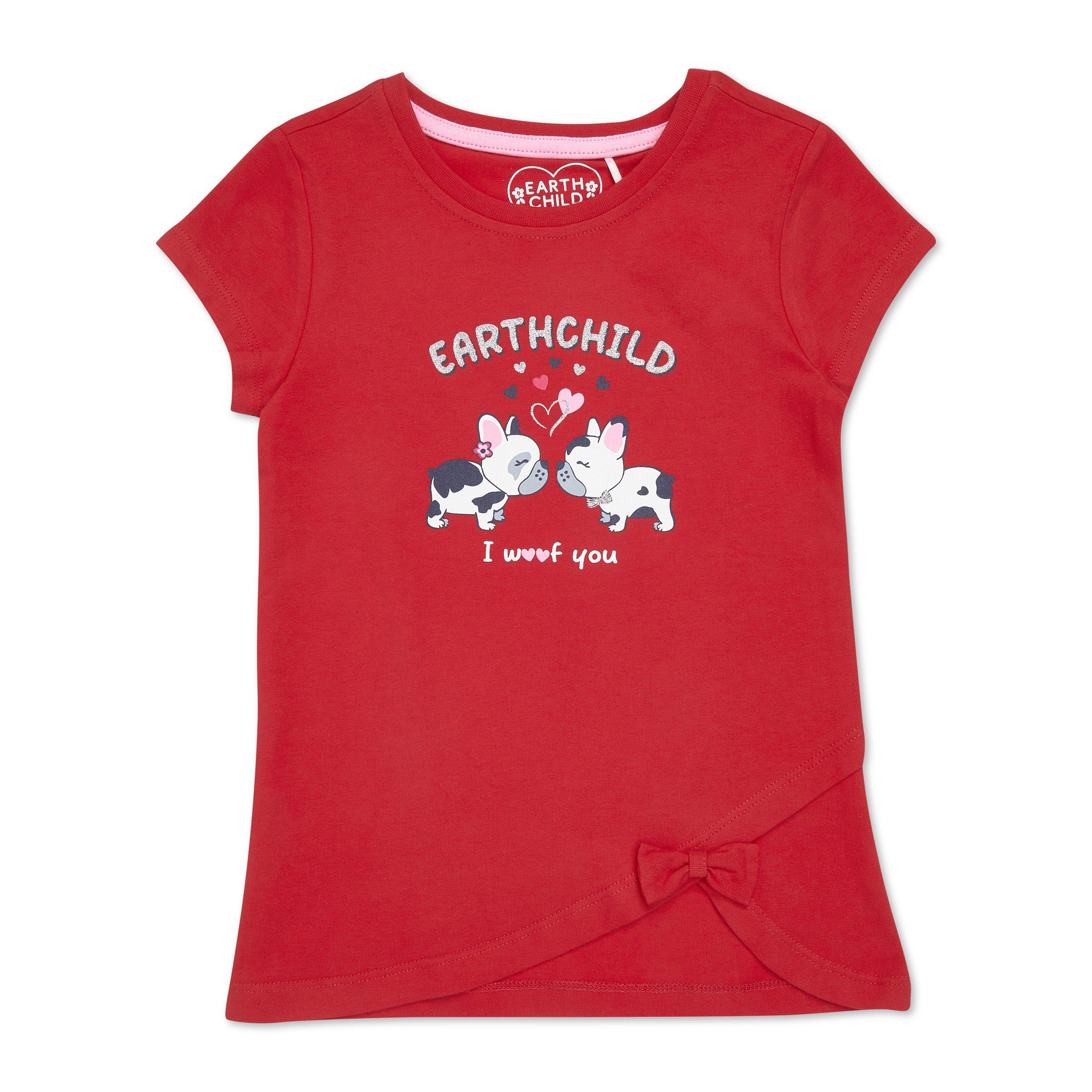 Kid Girls Red T-shirt (3191480) | Earthchild