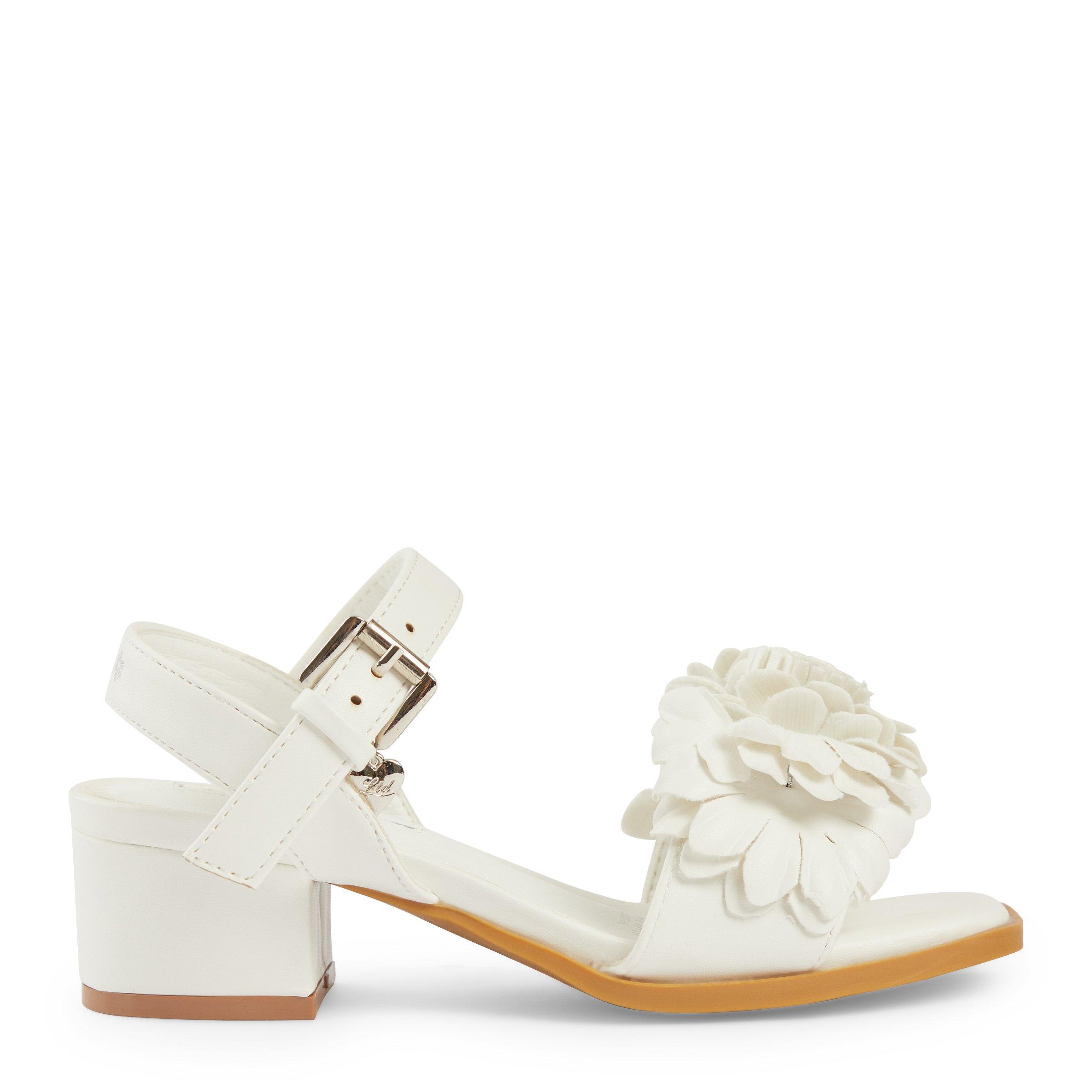 Kid Girls White Heeled Sandals (3191486) | LTD Kids