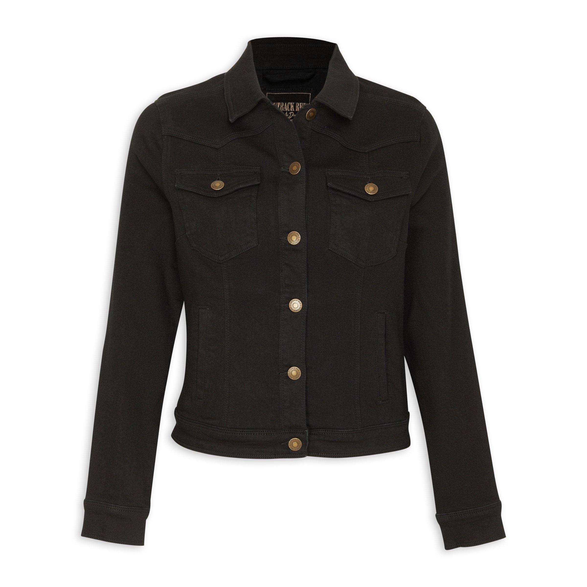 Black Denim Jacket (3191585) | OUTBACK RED